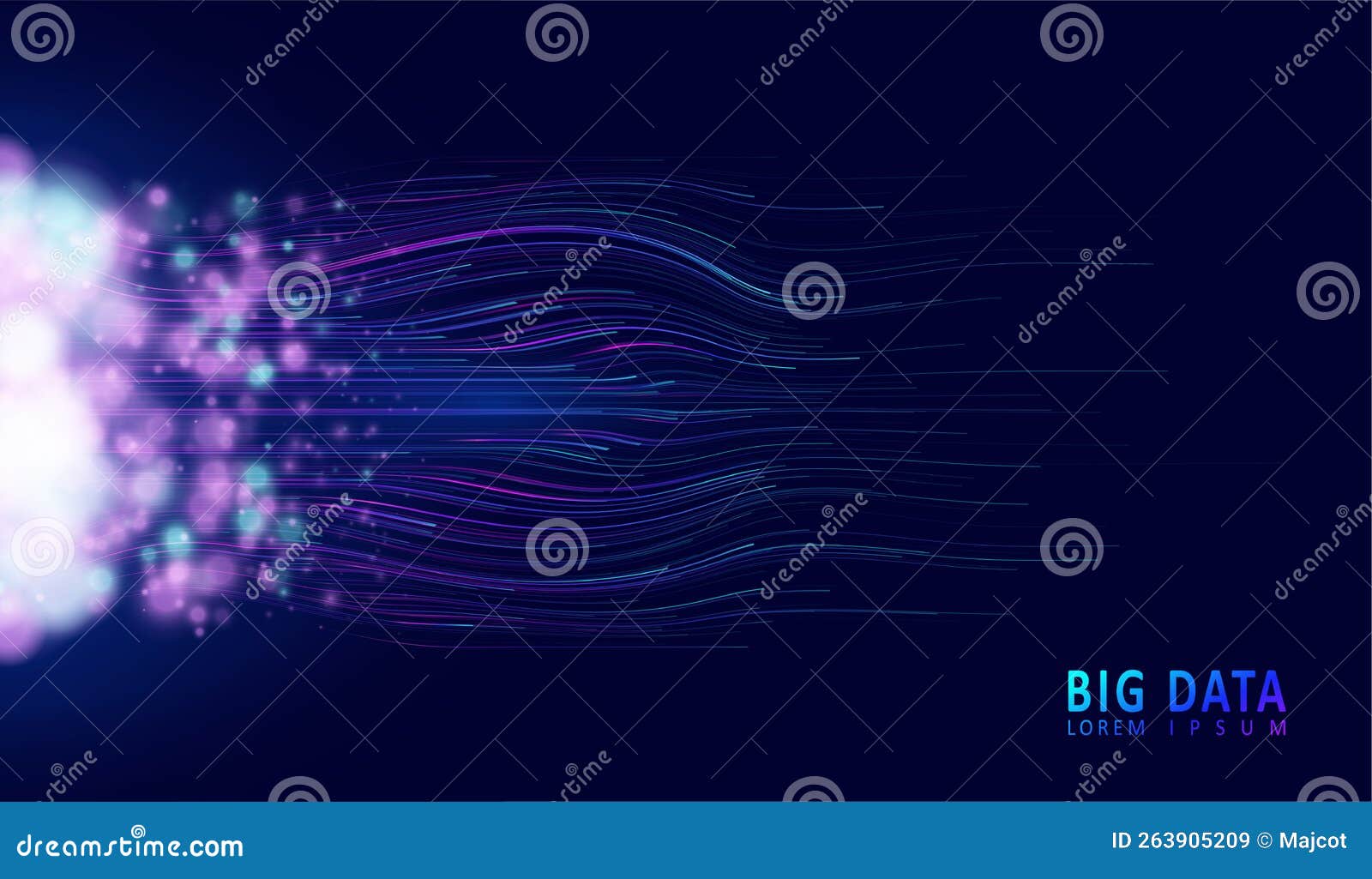 Data connection speed line stock vector. Illustration of bigdata ...