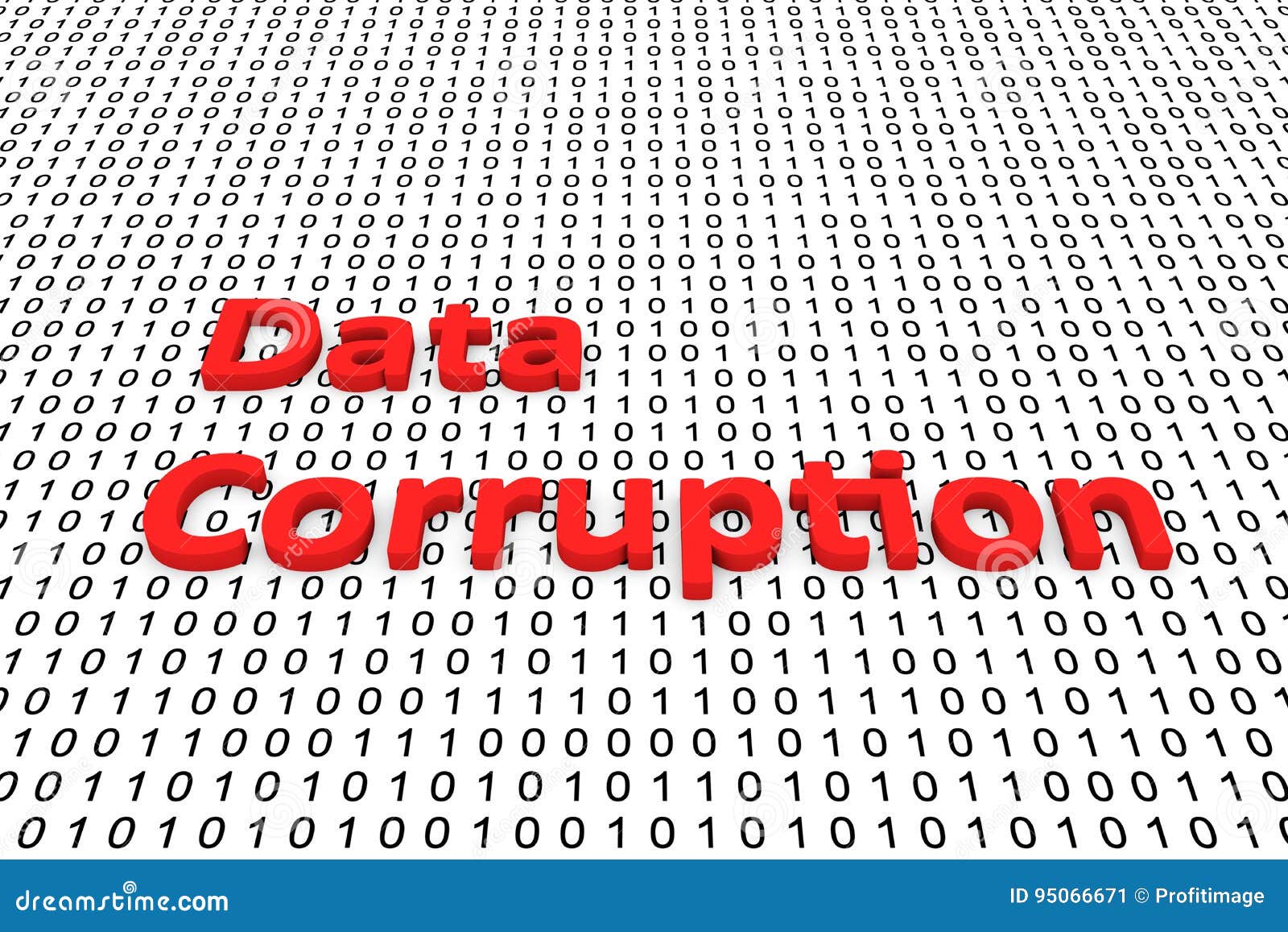Data corruption stock illustration. Illustration of information - 95066671