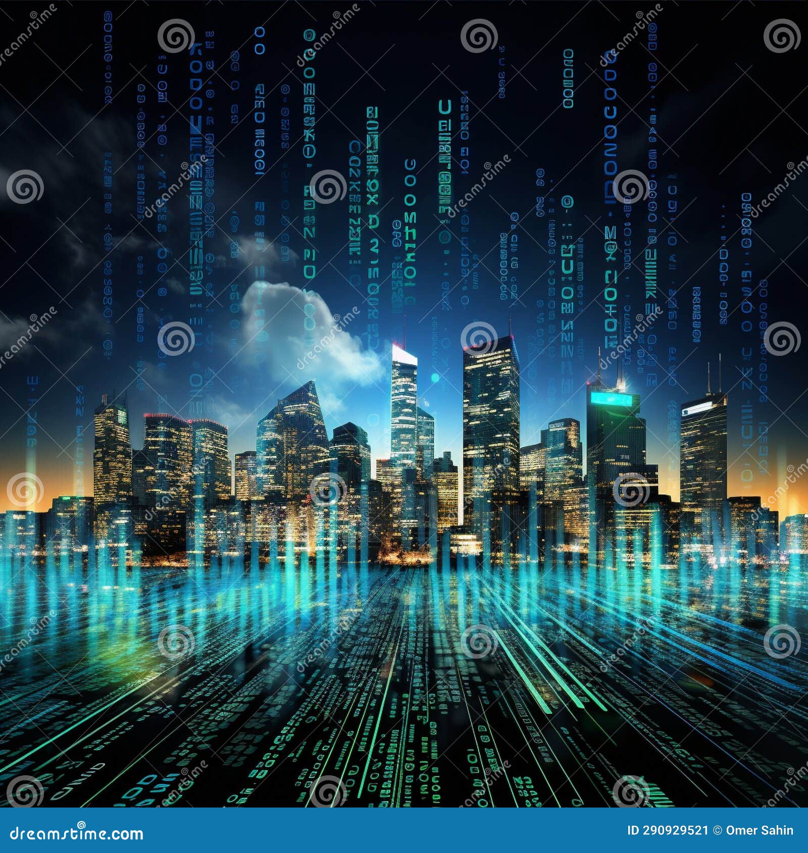 Data Currency Exchange stock illustration. Illustration of vibrant ...