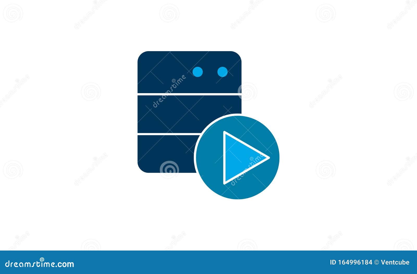 Data, Database, Folder, Server, Store Icon Vector Illustration. Stock ...