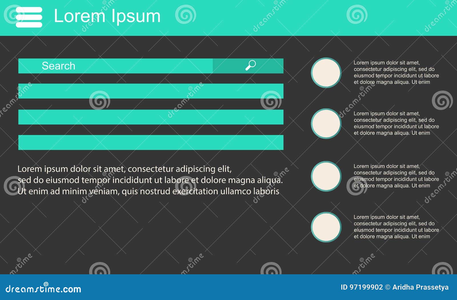 Data Design Business Infographic Collection Stock Vector - Illustration ...