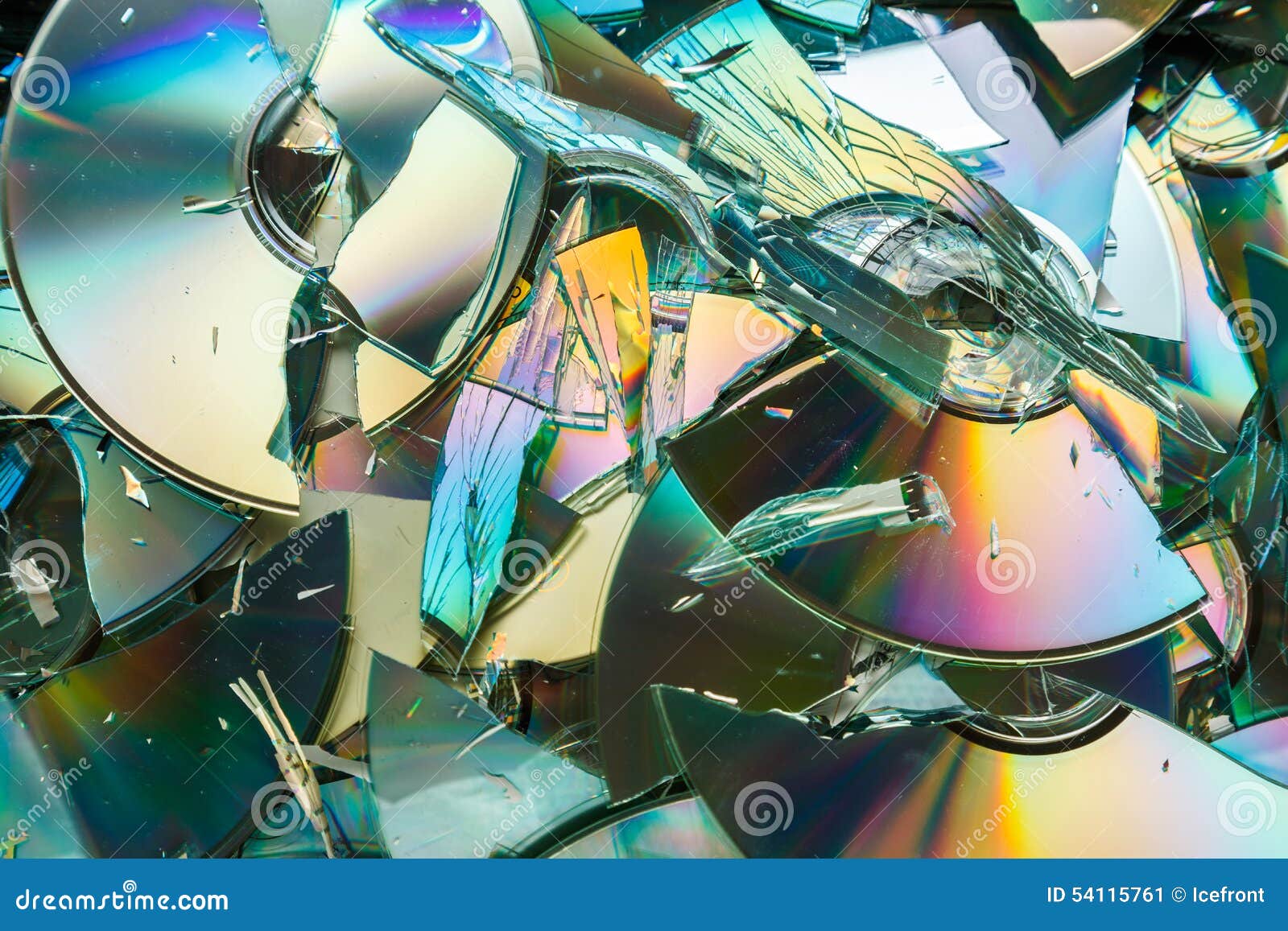 Data Destruction: Broken CD and DVD Disks Stock Image - Image of ...