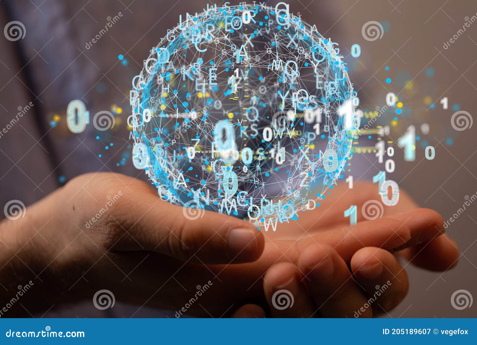 Data Digital Network and Data Concept Stock Image - Image of system ...