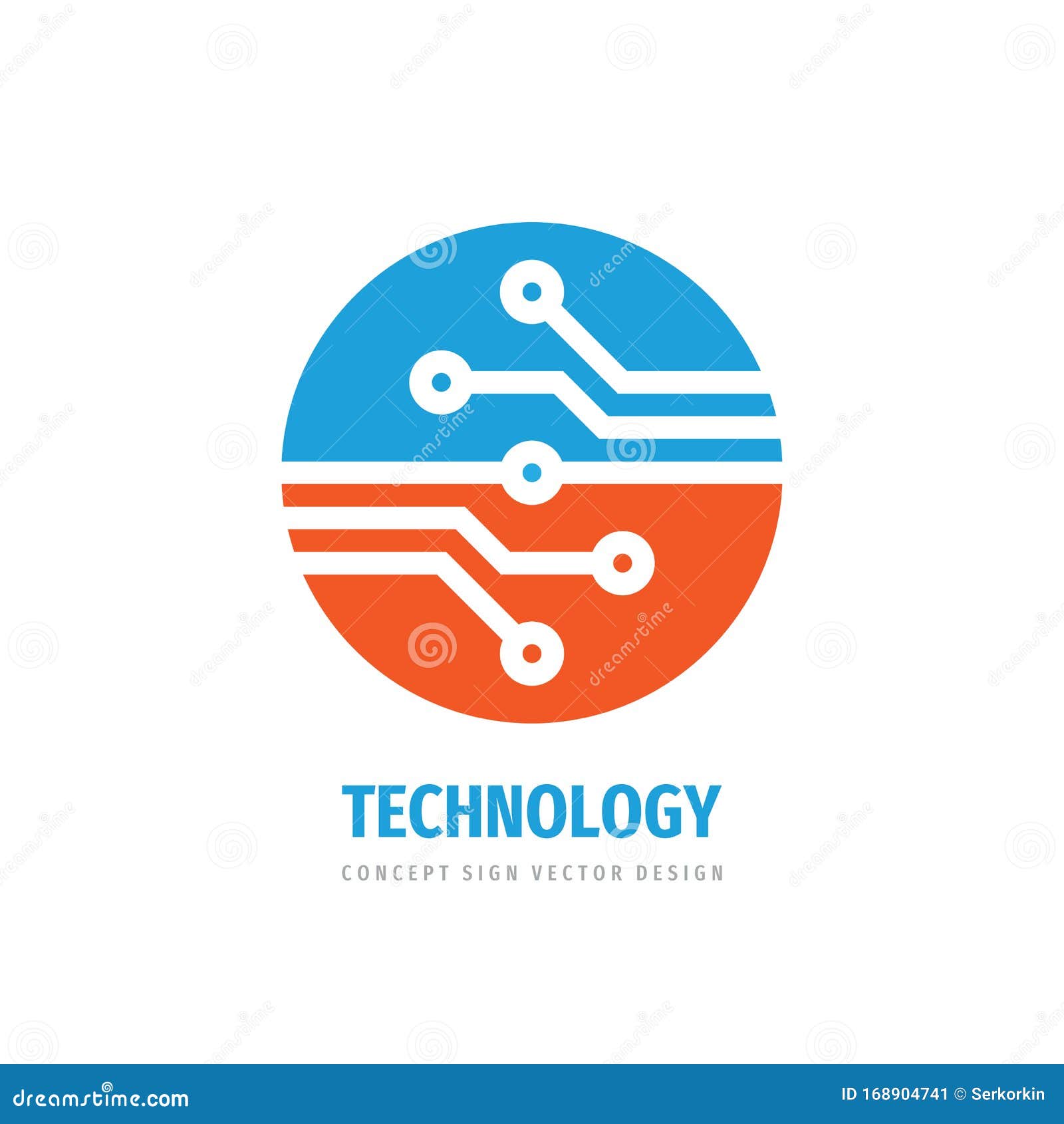 Data Digital Vector Logo Design. Electronic Technology Concept Sign ...