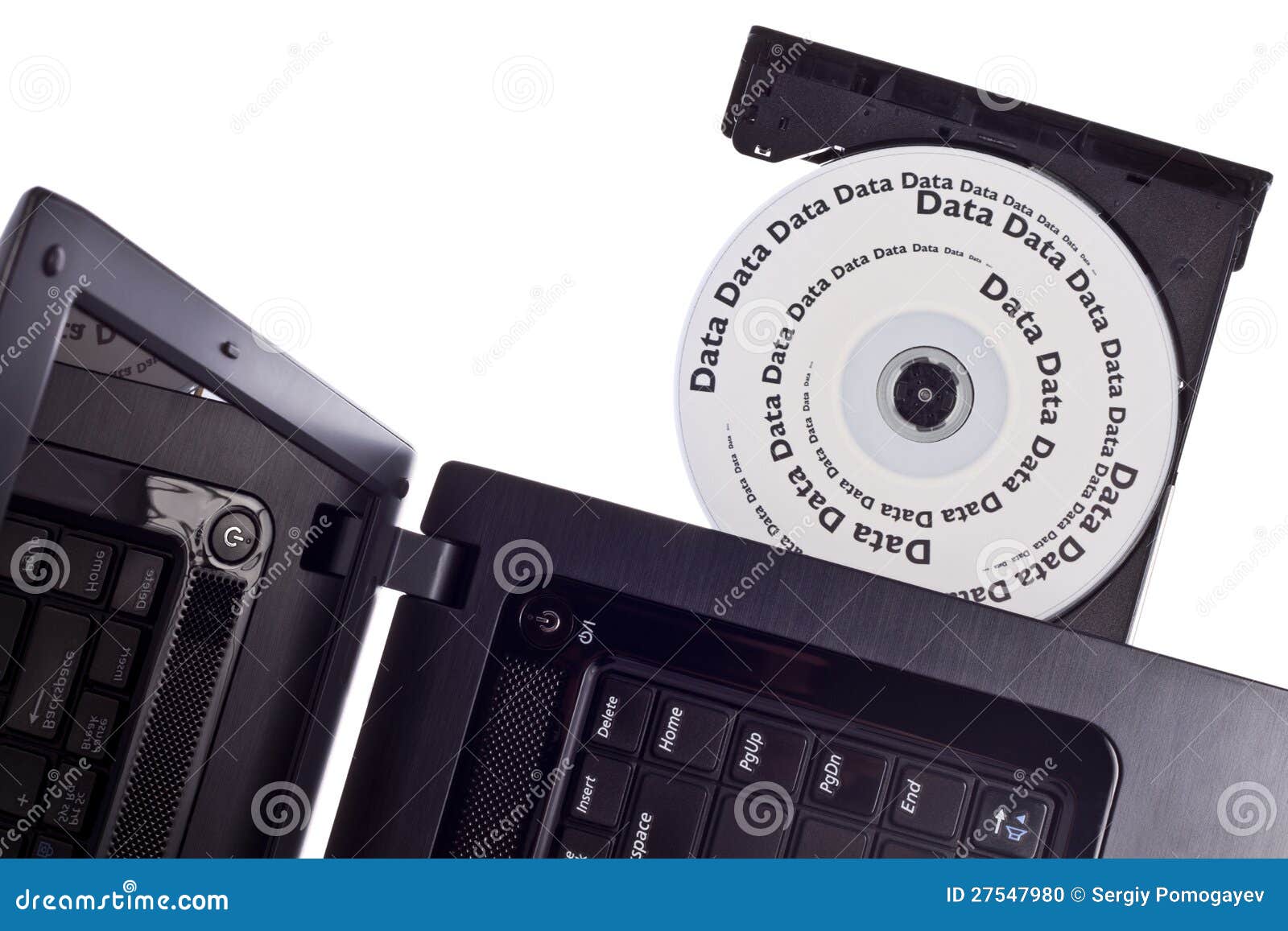 Data disc concept stock photo. Image of computer, white - 27547980