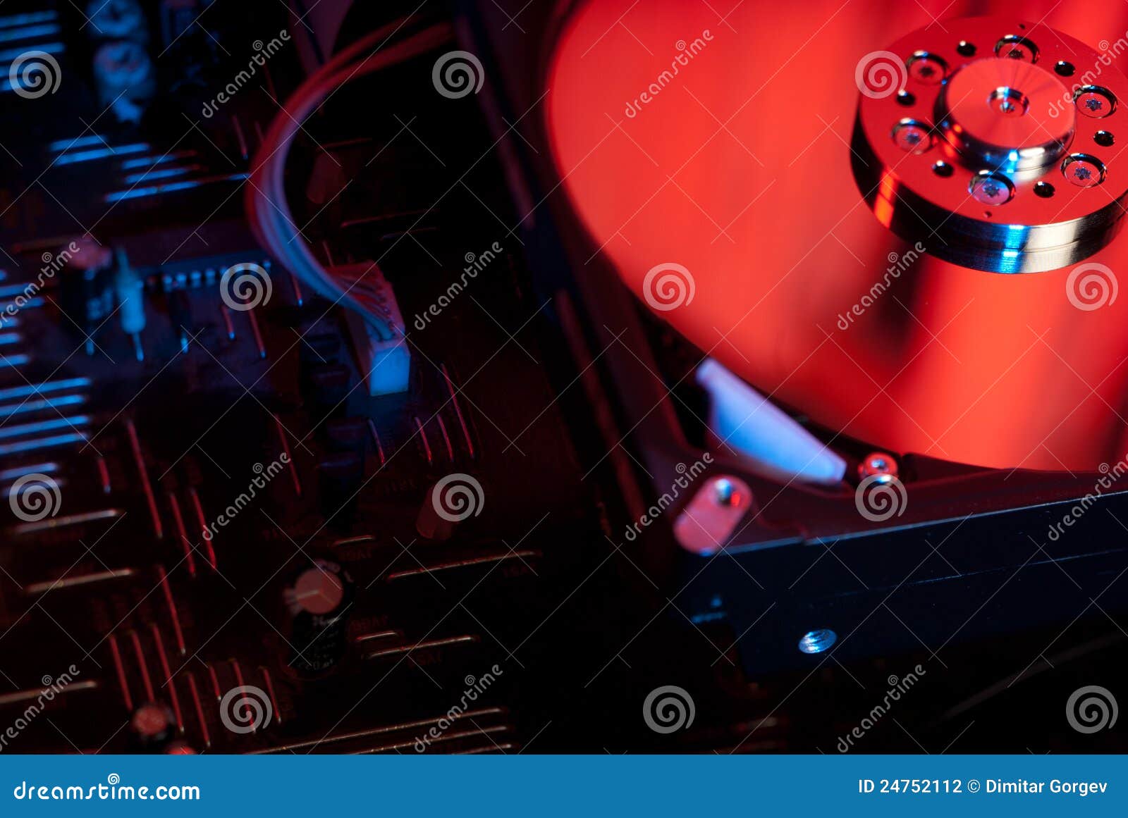 Data disk connection stock photo. Image of focus, capacity - 24752112