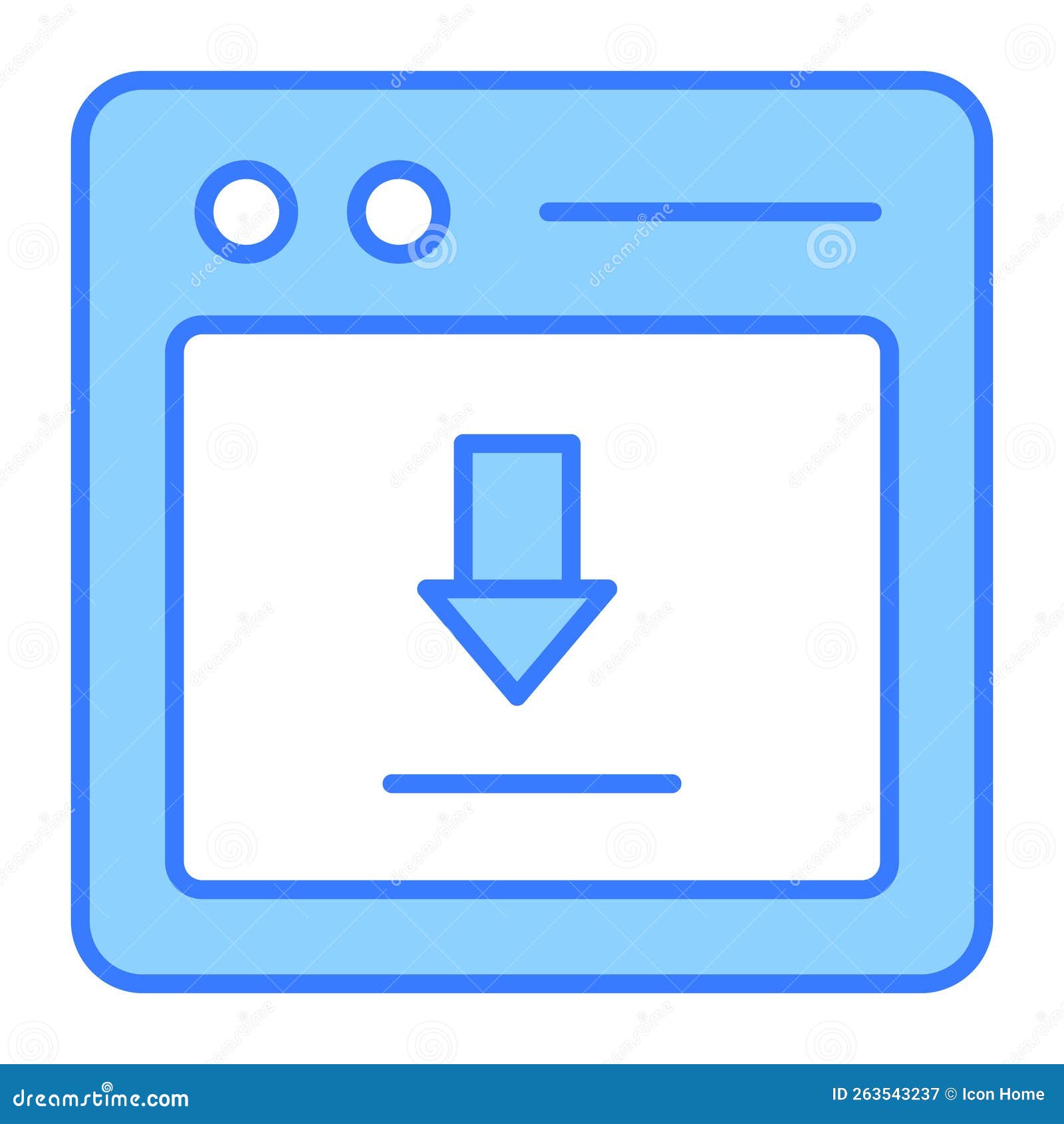 Data Download Icon Modern Illustration Stock Vector - Illustration of ...