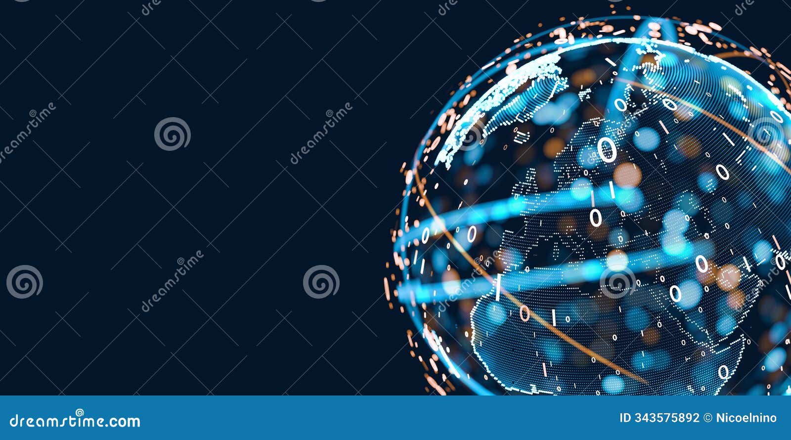 Data-driven AI Analytics on a Global Scale Stock Illustration ...