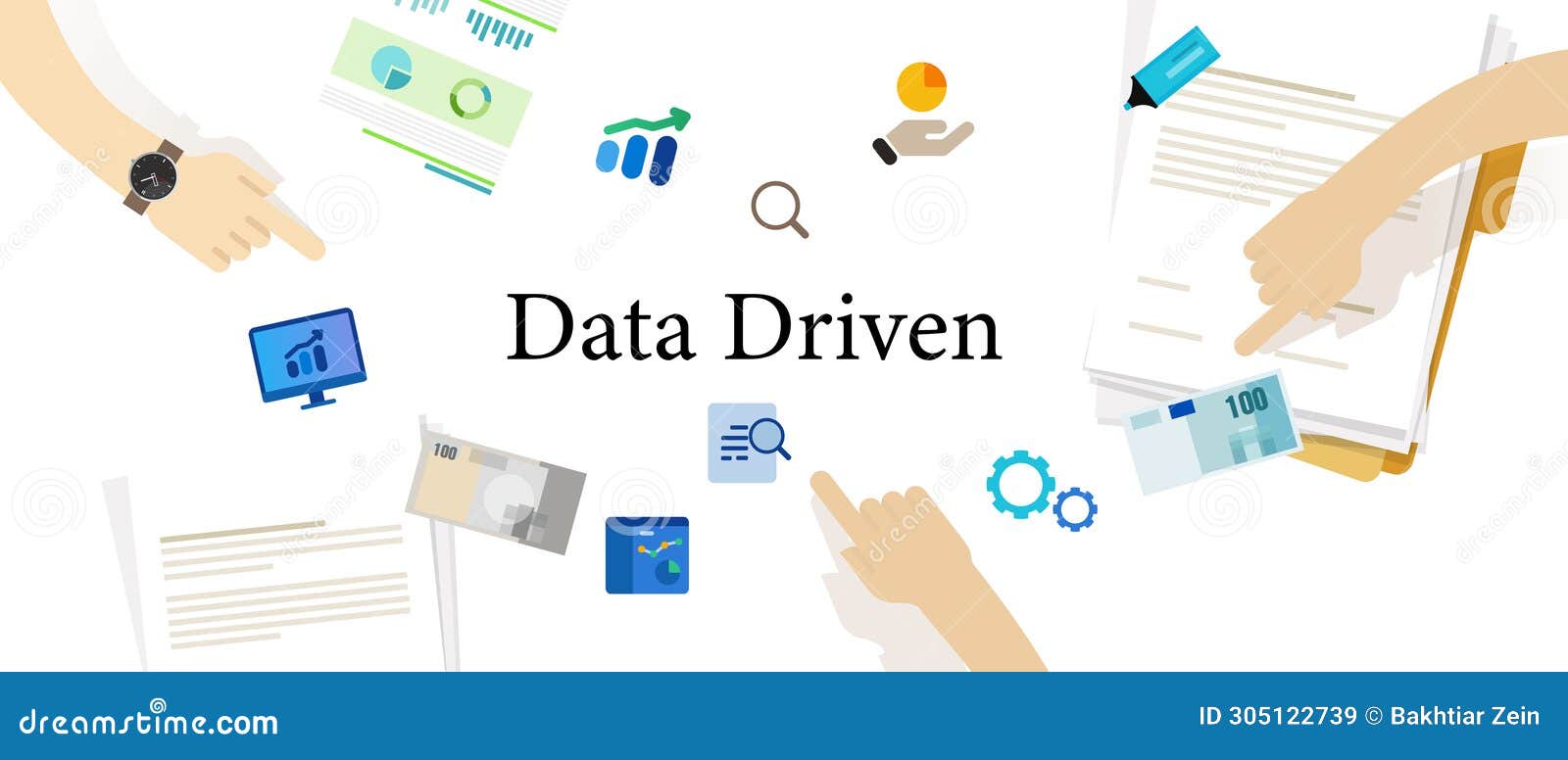Data Driven Analysis Data Information Business Decision Making ...