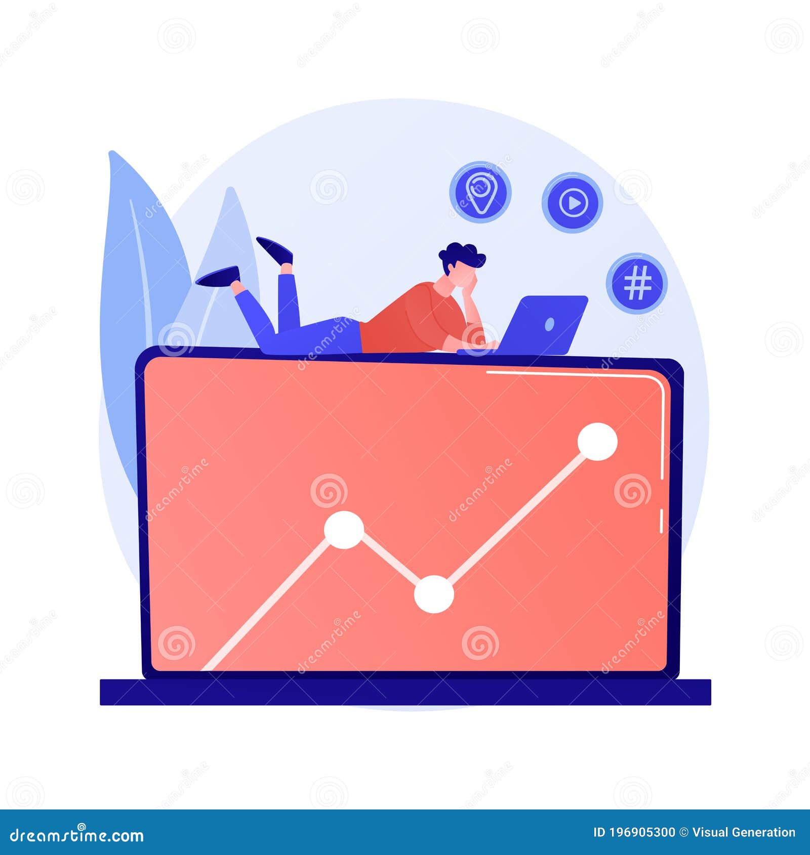 Data Driven Business Model Abstract Concept Vector Illustration. Stock ...