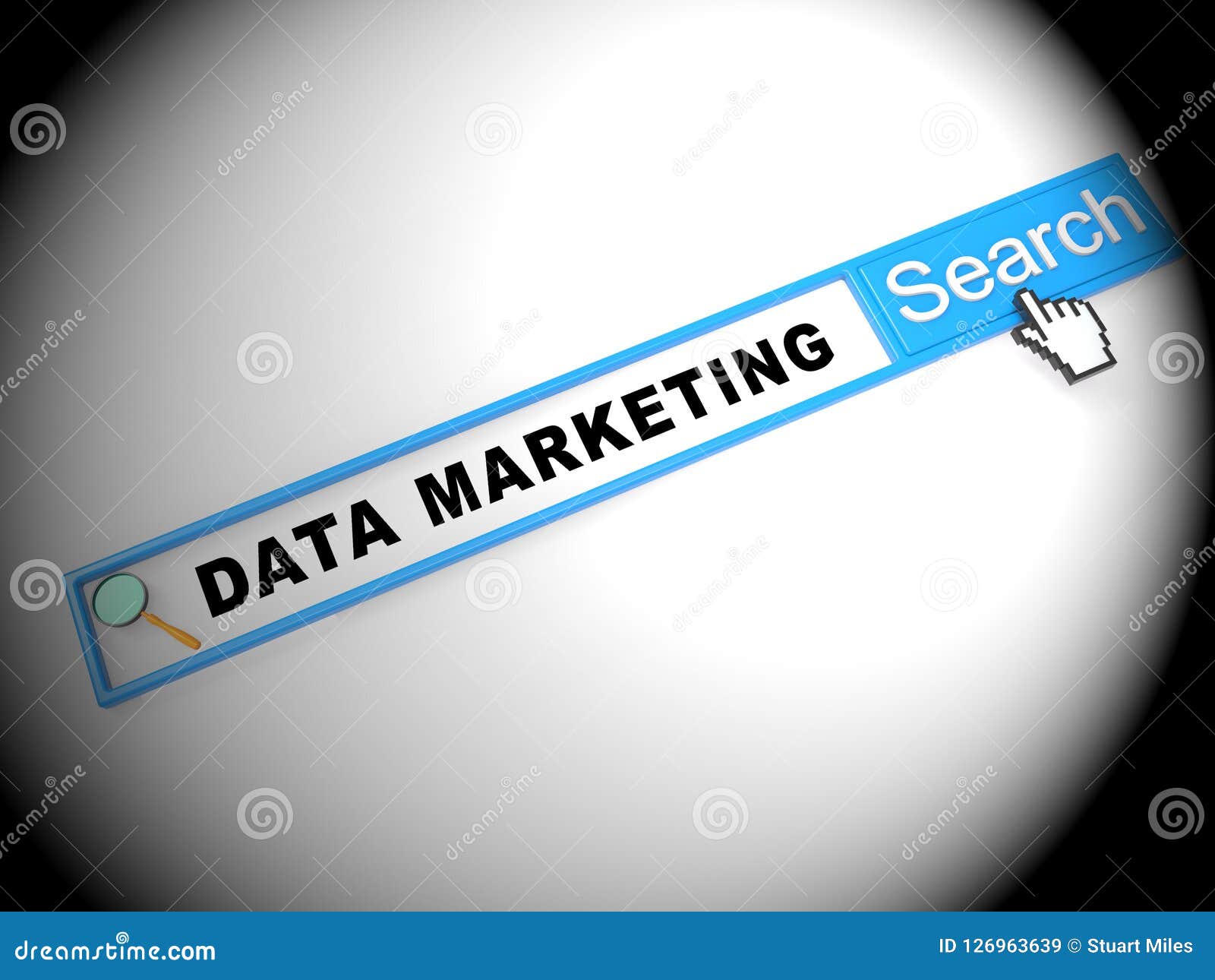 Data Driven Marketing Database Analytics 2d Illustration Stock ...