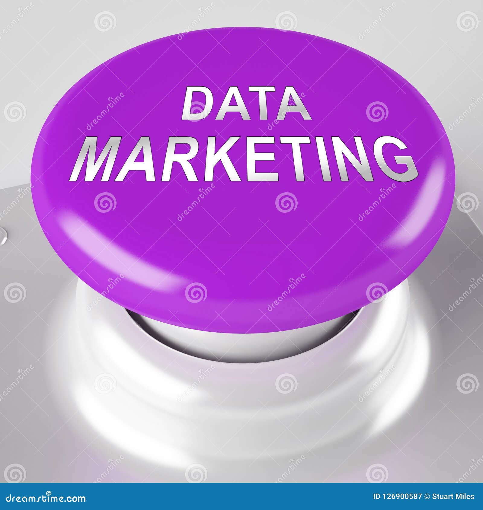 Data Driven Marketing Database Analytics 3d Rendering Stock ...