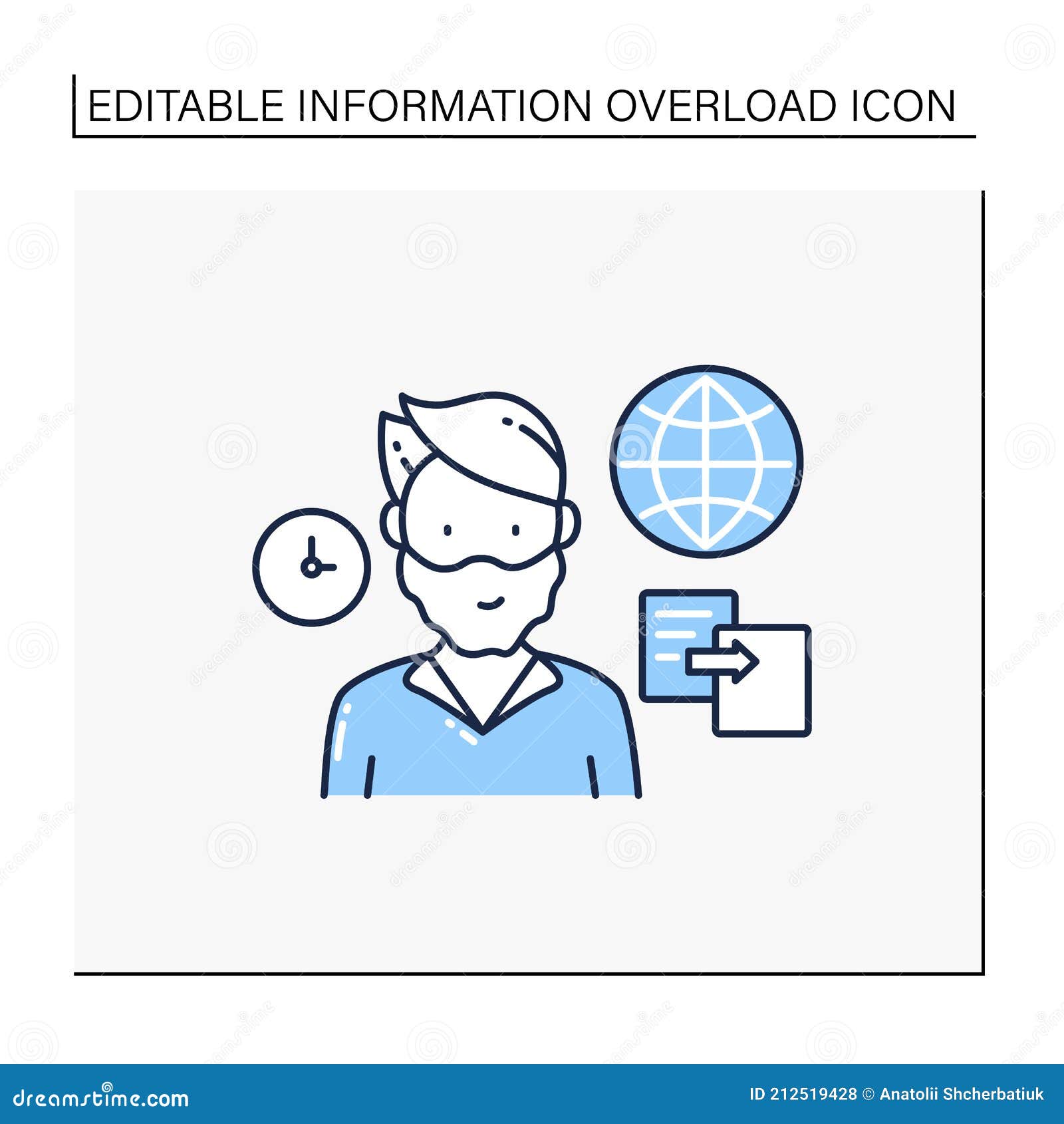 Data Duplication Chalk Icon Cartoon Vector | CartoonDealer.com #213768657