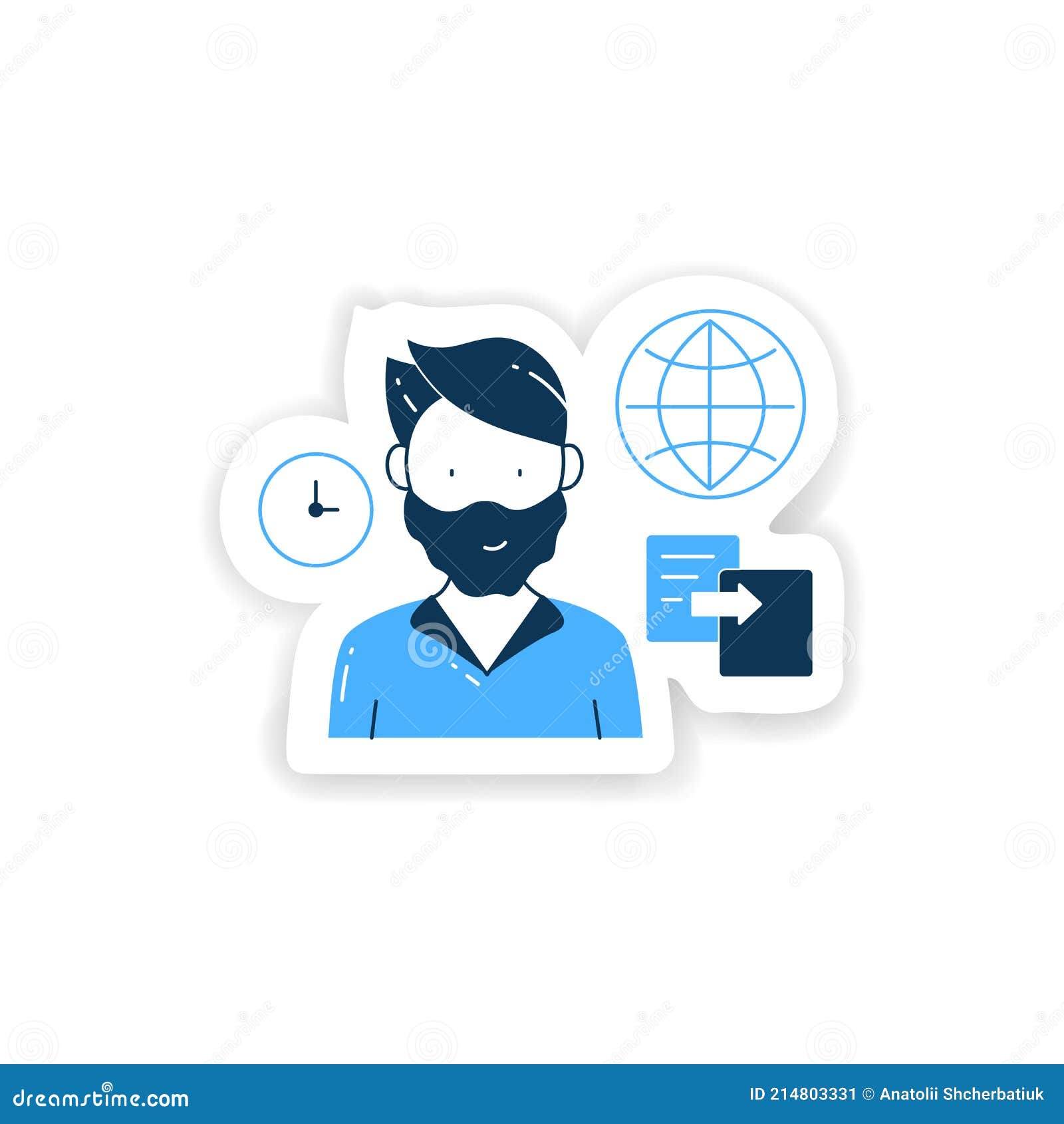 Ease Of Data Analysis With Dashboard Cartoon Vector | CartoonDealer.com ...