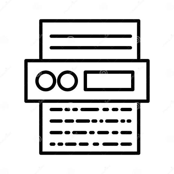 Data Encryption Black and White Icon Illustration Stock Vector ...