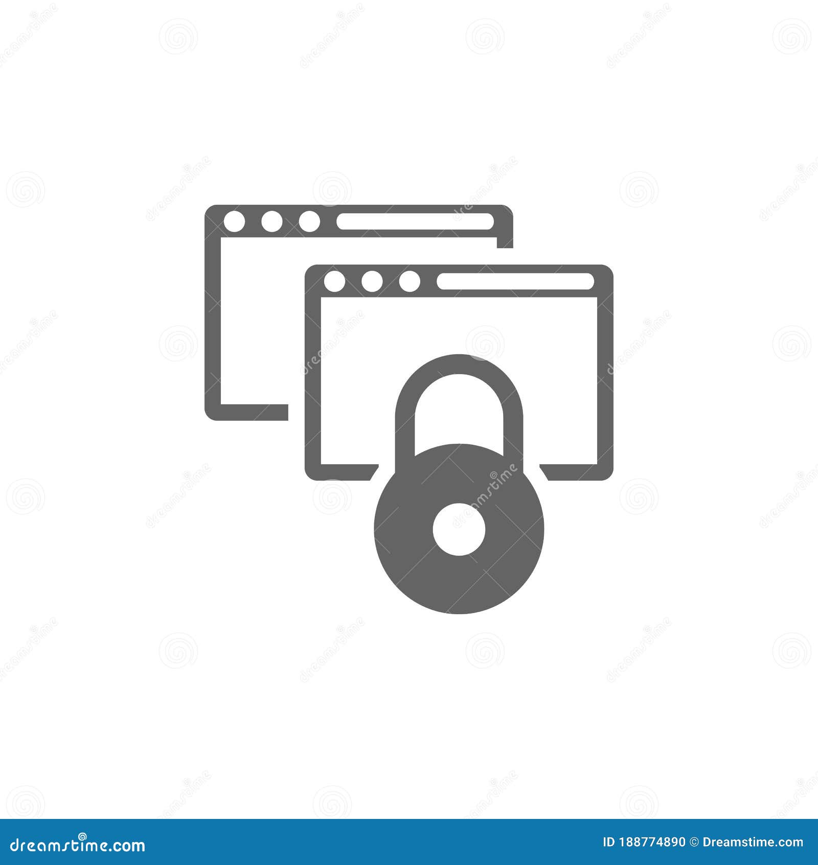 Data Encryption, Locked Website, Online Security Concept, Ssl Protocol ...