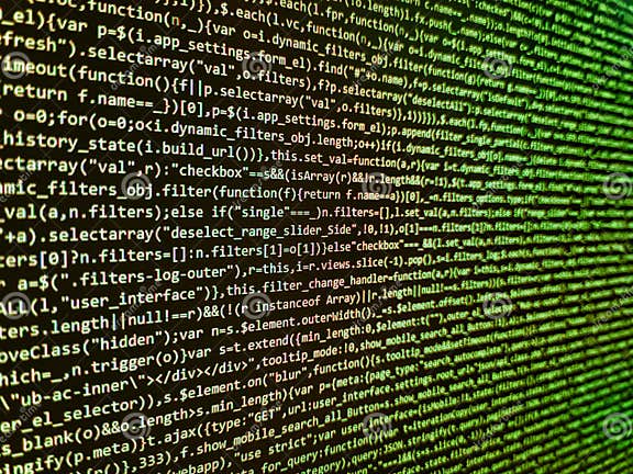 Data Encryption Security Code on a Computer Display. Data Encryption Security Code on a Computer ...