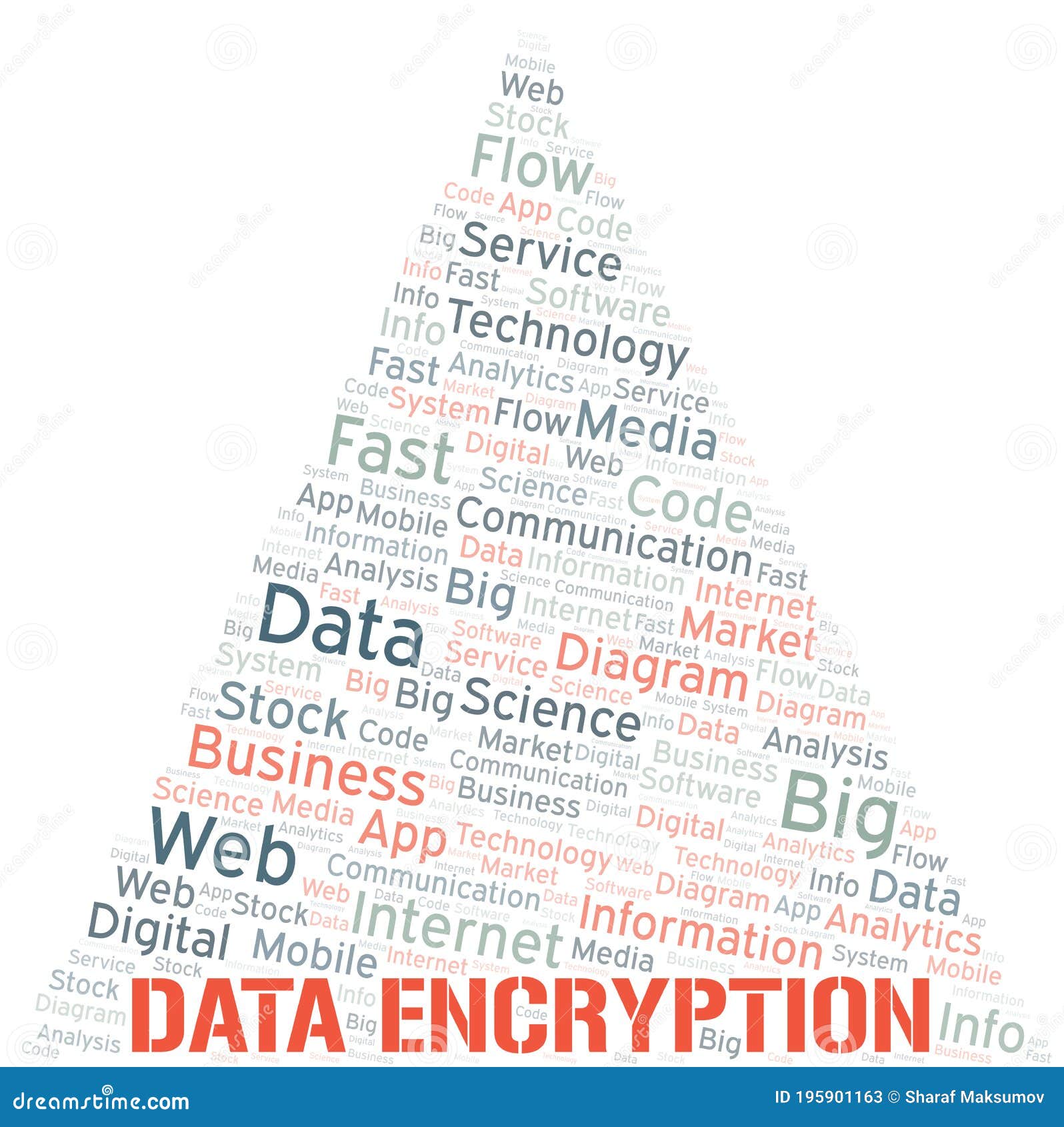 Encryption Text With Padlocks Vector Illustration | CartoonDealer.com ...