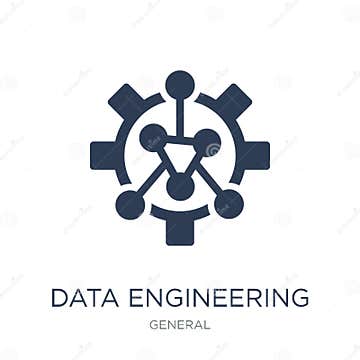 Data Engineering Icon. Trendy Flat Vector Data Engineering Icon Stock ...