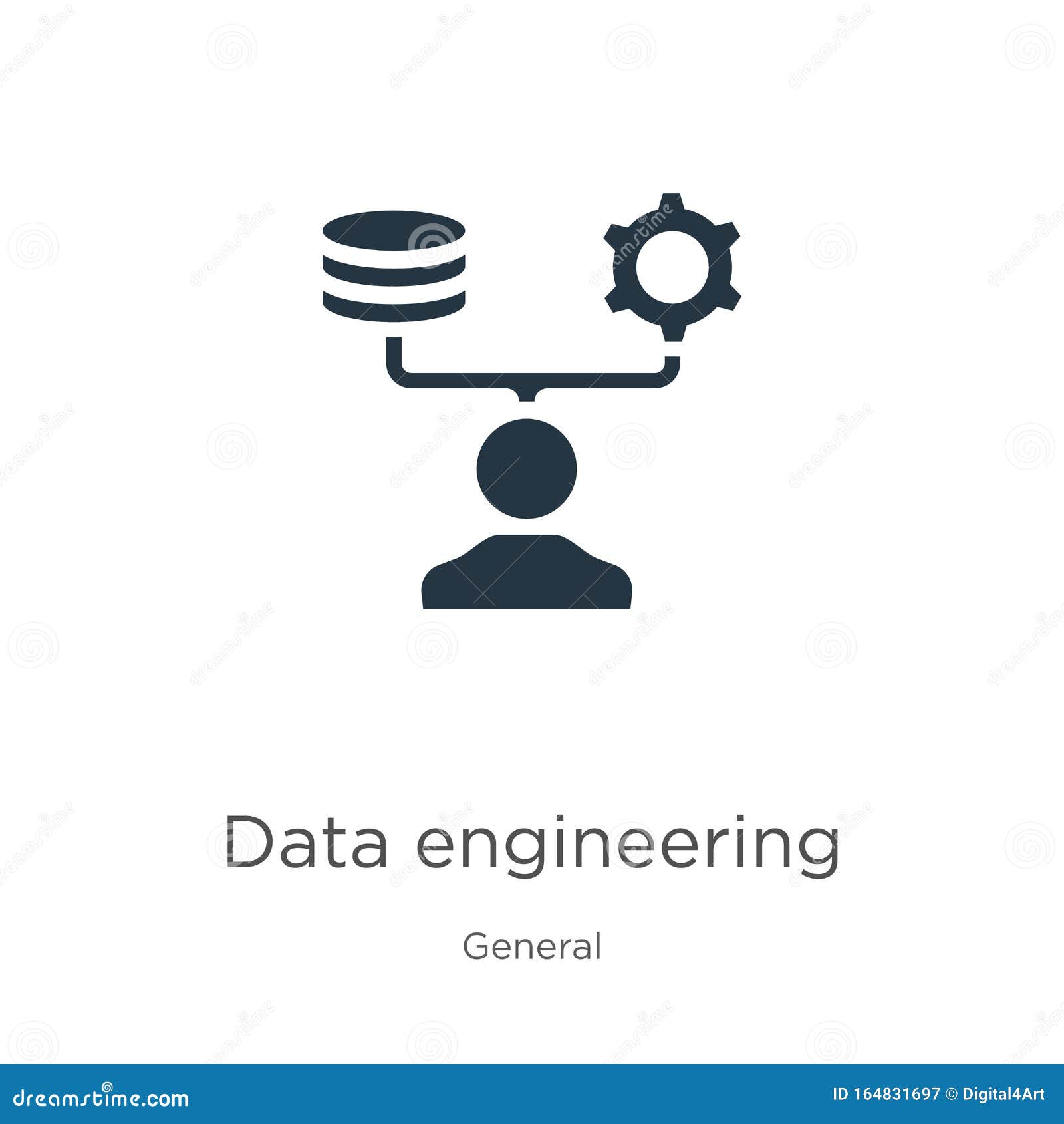Data Engineering Icon Vector. Trendy Flat Data Engineering Icon from ... Data Engineering Icon Vector. Trendy Flat Data Engineering Icon from ...