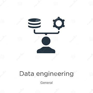 Data Engineering Icon Vector. Trendy Flat Data Engineering Icon from ...