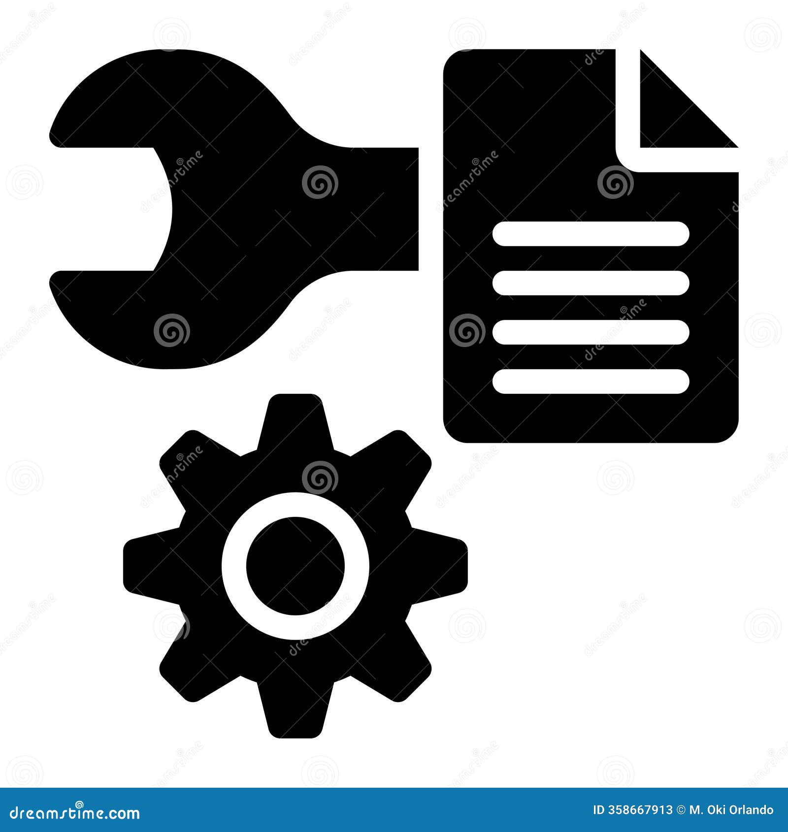 Data Tools, Data Engineering, Repair Glyph Solid Icon Stock ...