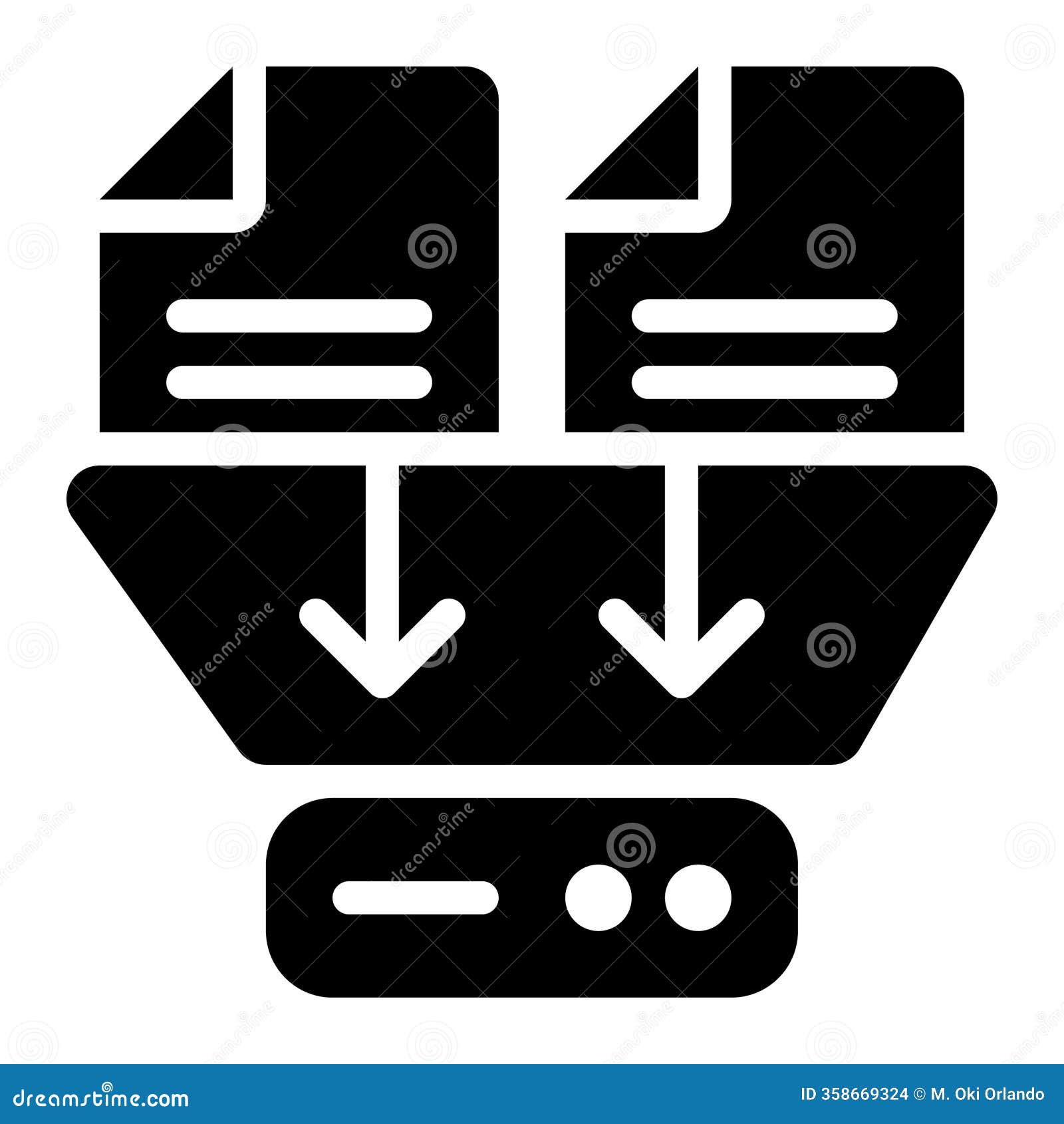 Data Ingestion Concept Icon Royalty-Free Illustration | CartoonDealer ...