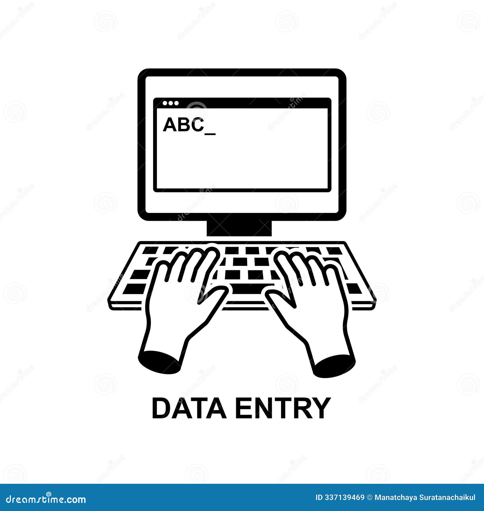 No Entry Icon Linear Vector Graphics Sign | CartoonDealer.com #326822377