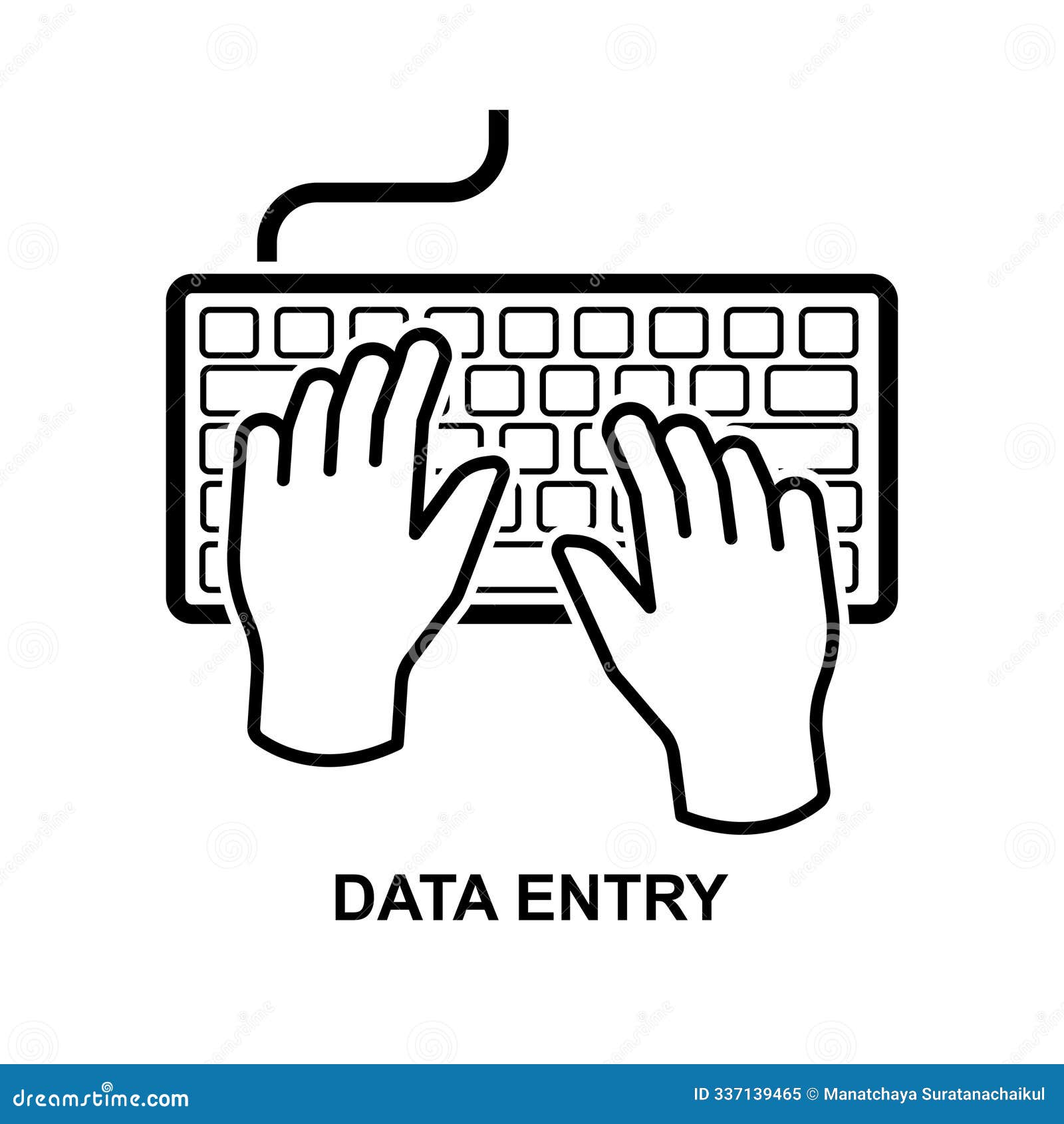 No Entry Icon Linear Vector Graphics Sign | CartoonDealer.com #326822377