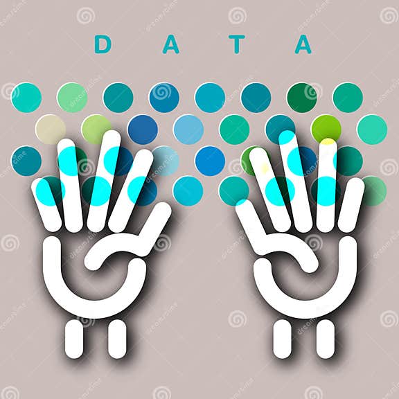 Data Entry Keyboard Concept Stock Vector - Illustration of hhexadeaimal ...
