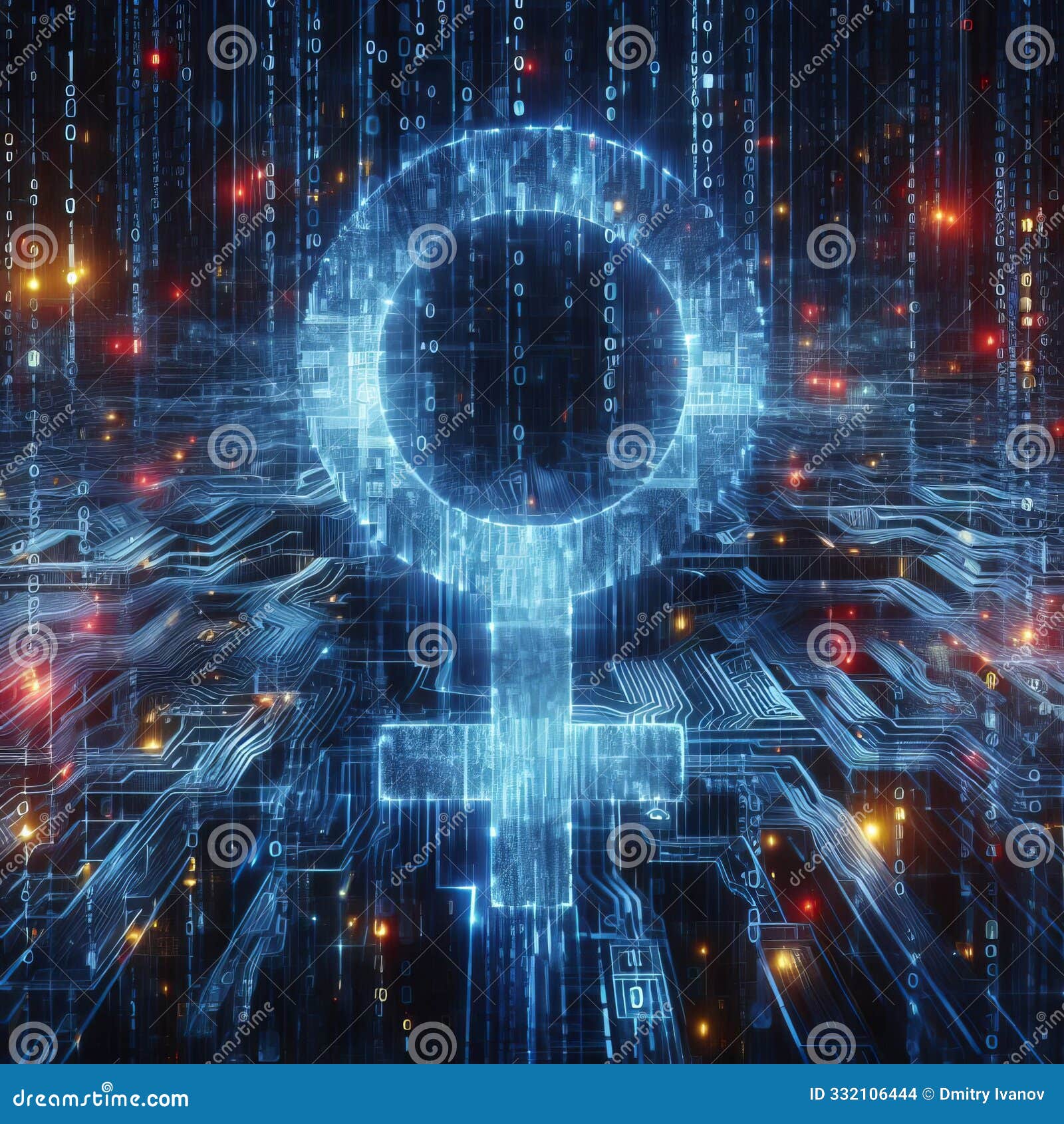 75 Data Equality a Digital Collage of Data Streams and Stock Photo ...