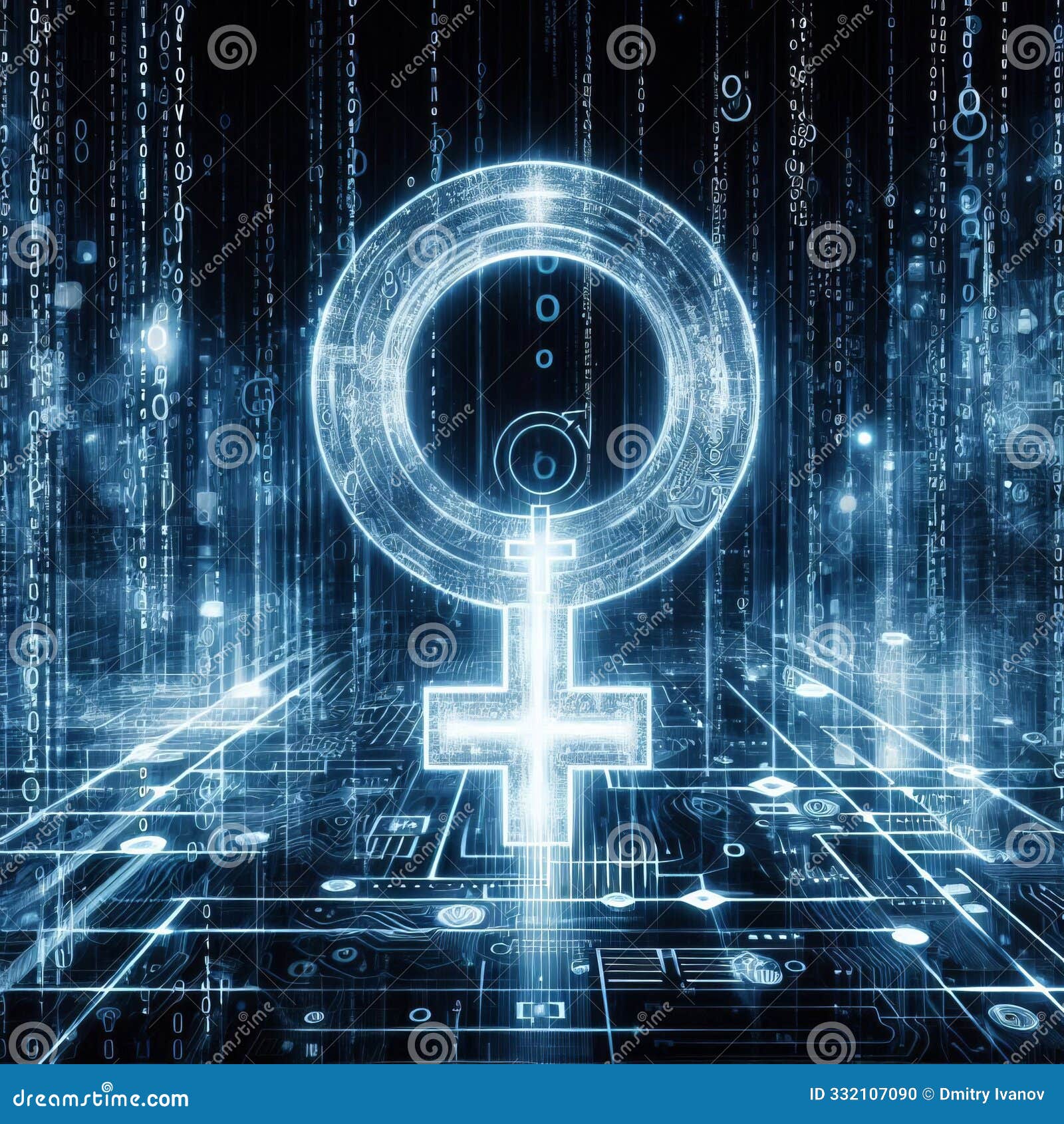 62 Data Equality a Digital Collage of Data Streams and Stock Photo ...