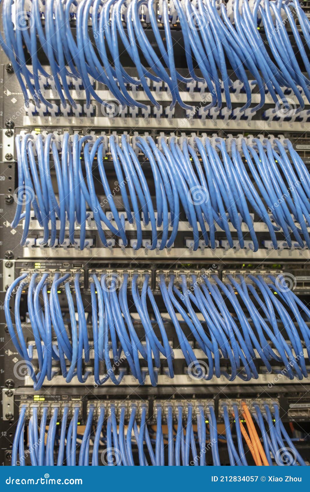 Data Exchange Center and Cables Stock Image - Image of brown, pattern ...