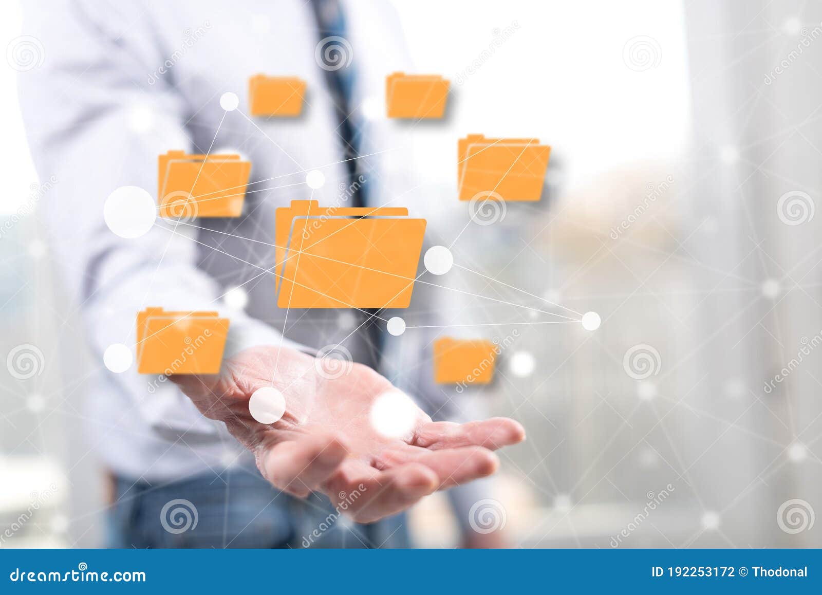 Concept of data exchange stock photo. Image of transfer - 192253172