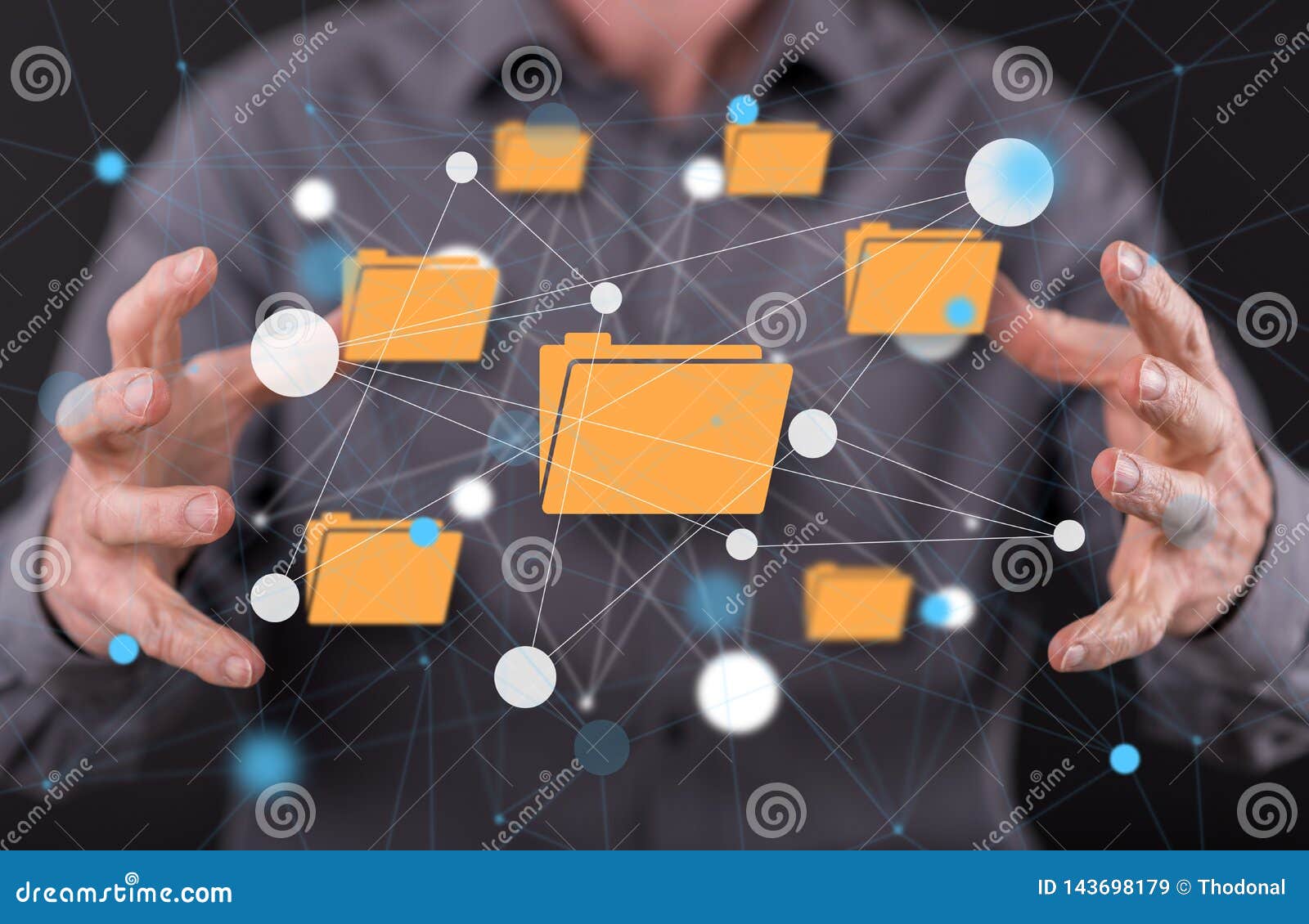 Concept of data exchange stock illustration. Illustration of data ...