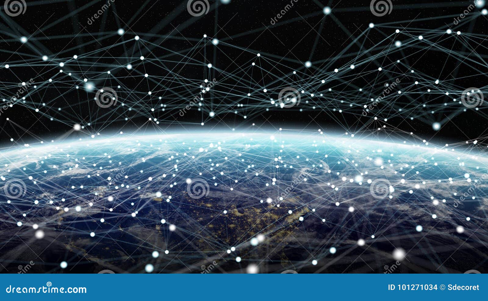 Data Exchange and Global Network Over the World 3D Rendering Stock ...