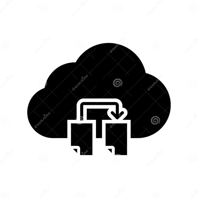 Data Exchange Icon Vector. Data Transfer Illustration Sign. Server ...