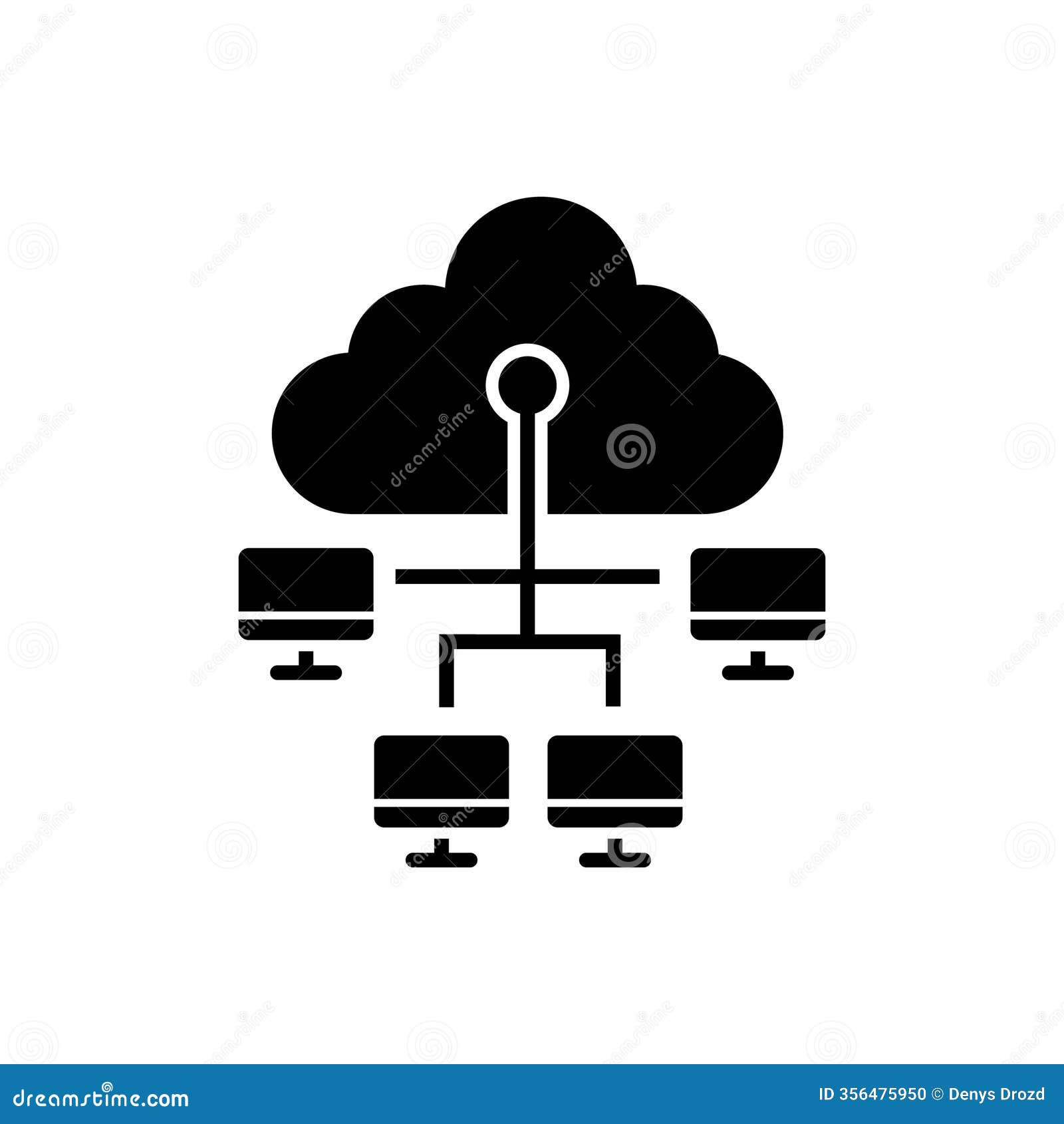 Data Exchange Icon Vector. Data Transfer Illustration Sign. Server ...