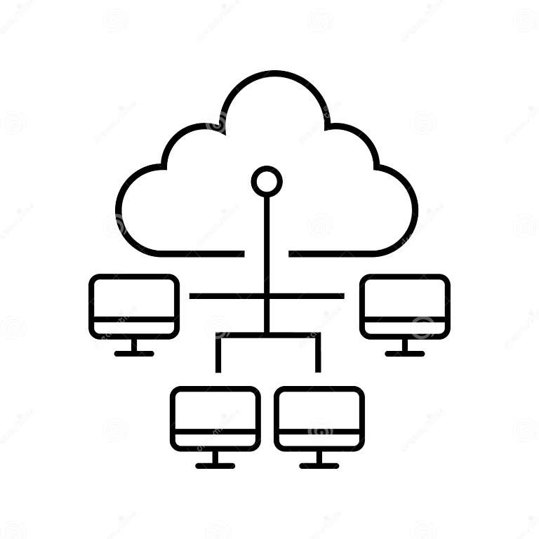 Data Exchange Icon Vector. Data Transfer Illustration Sign. Server ...