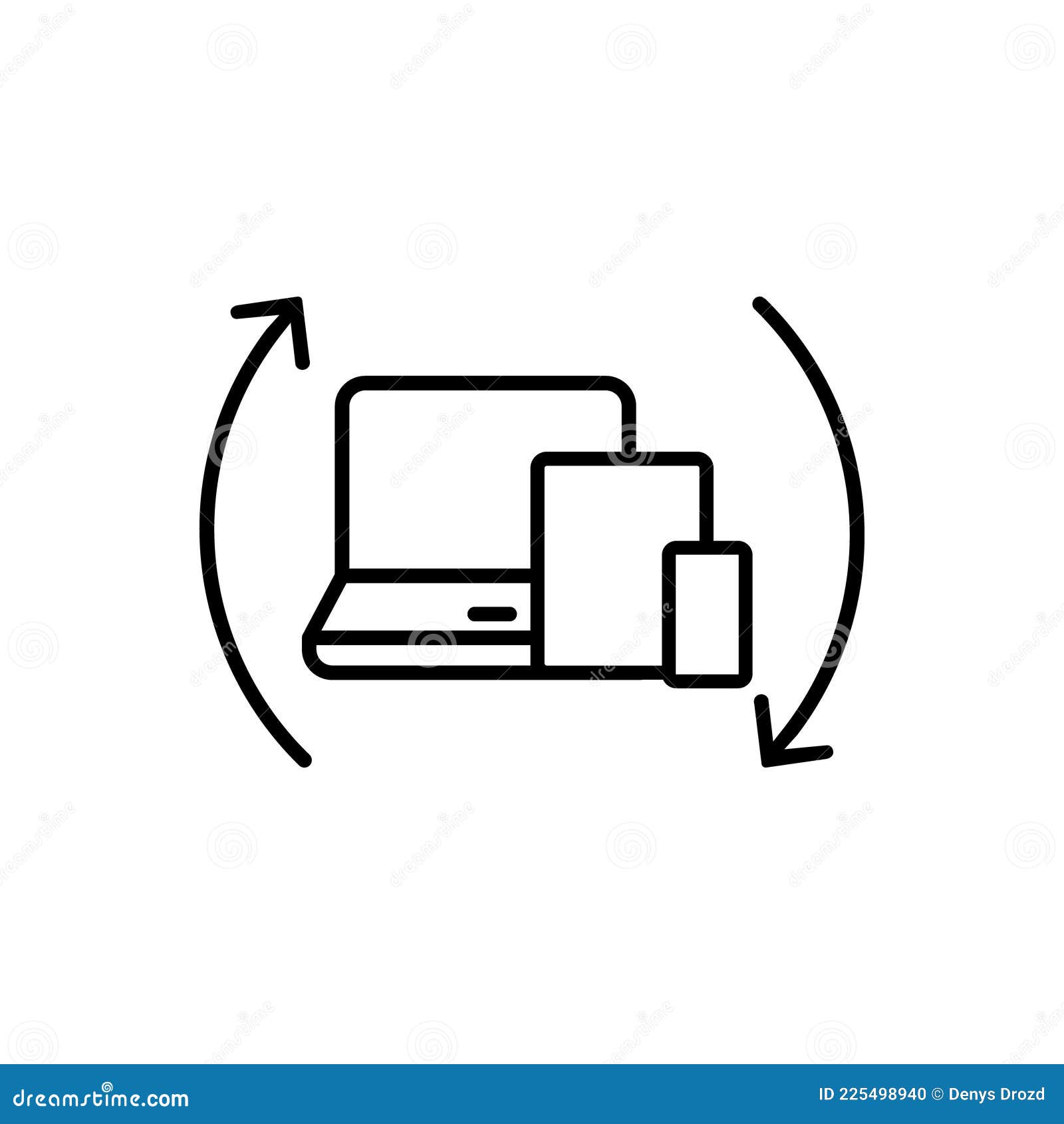 Data Exchange Icon Vector. Transfer Information Illustration Sign. File ...