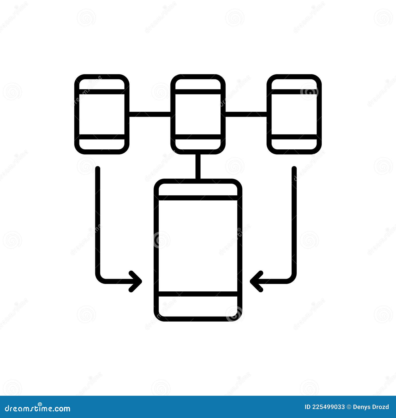 Data Exchange Icon Vector. Transfer Information Illustration Sign. File ...