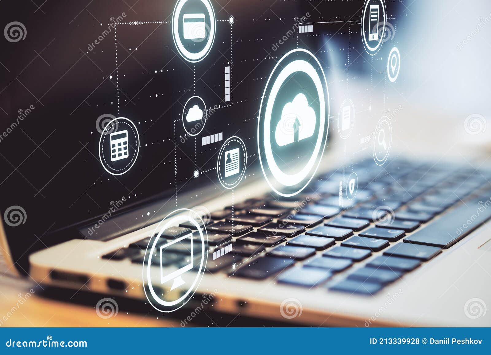 Data Exchange Technology Concept with Virtual Cloud Service Application ...