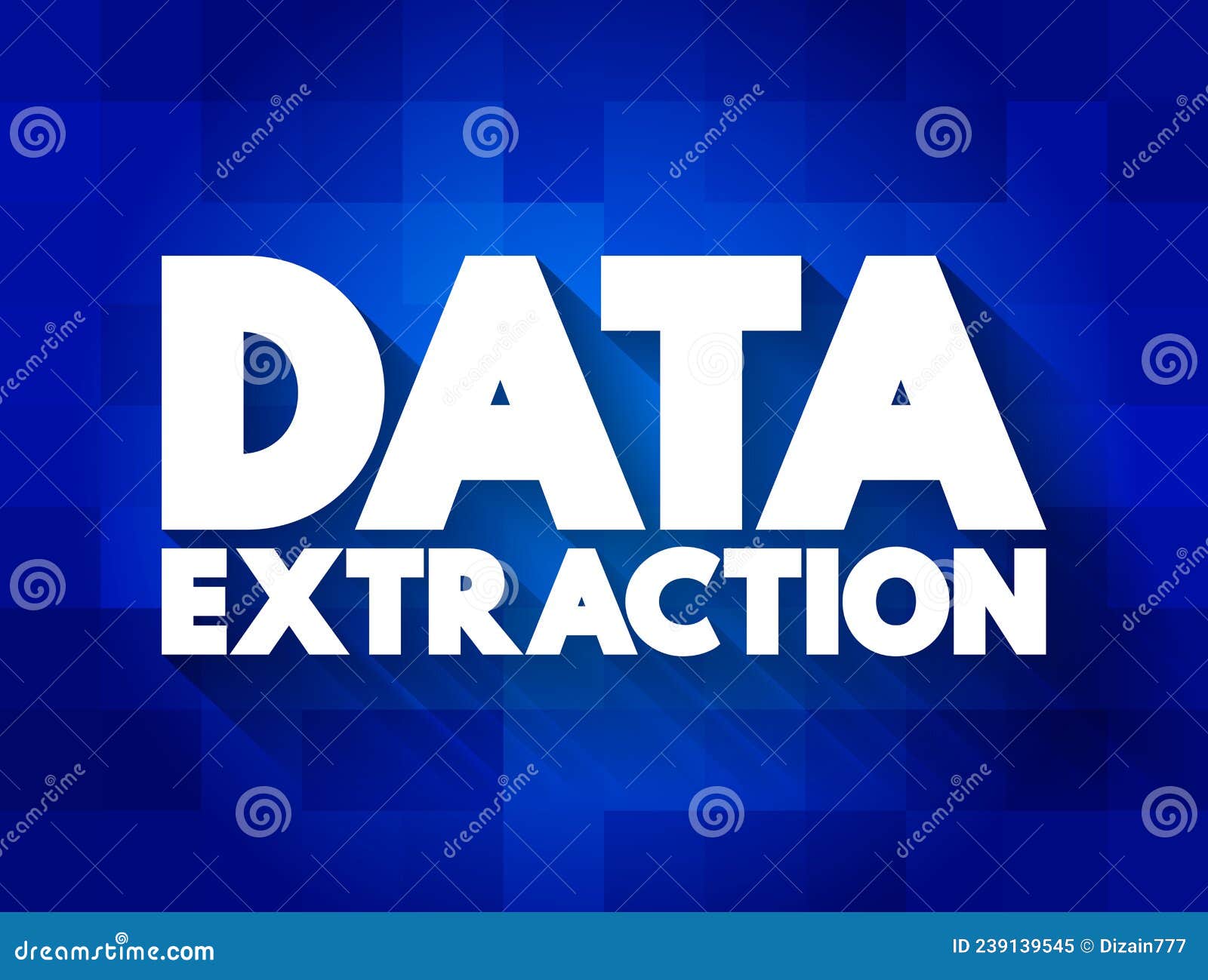Data Extraction Text Quote, Concept Background Stock Illustration ...