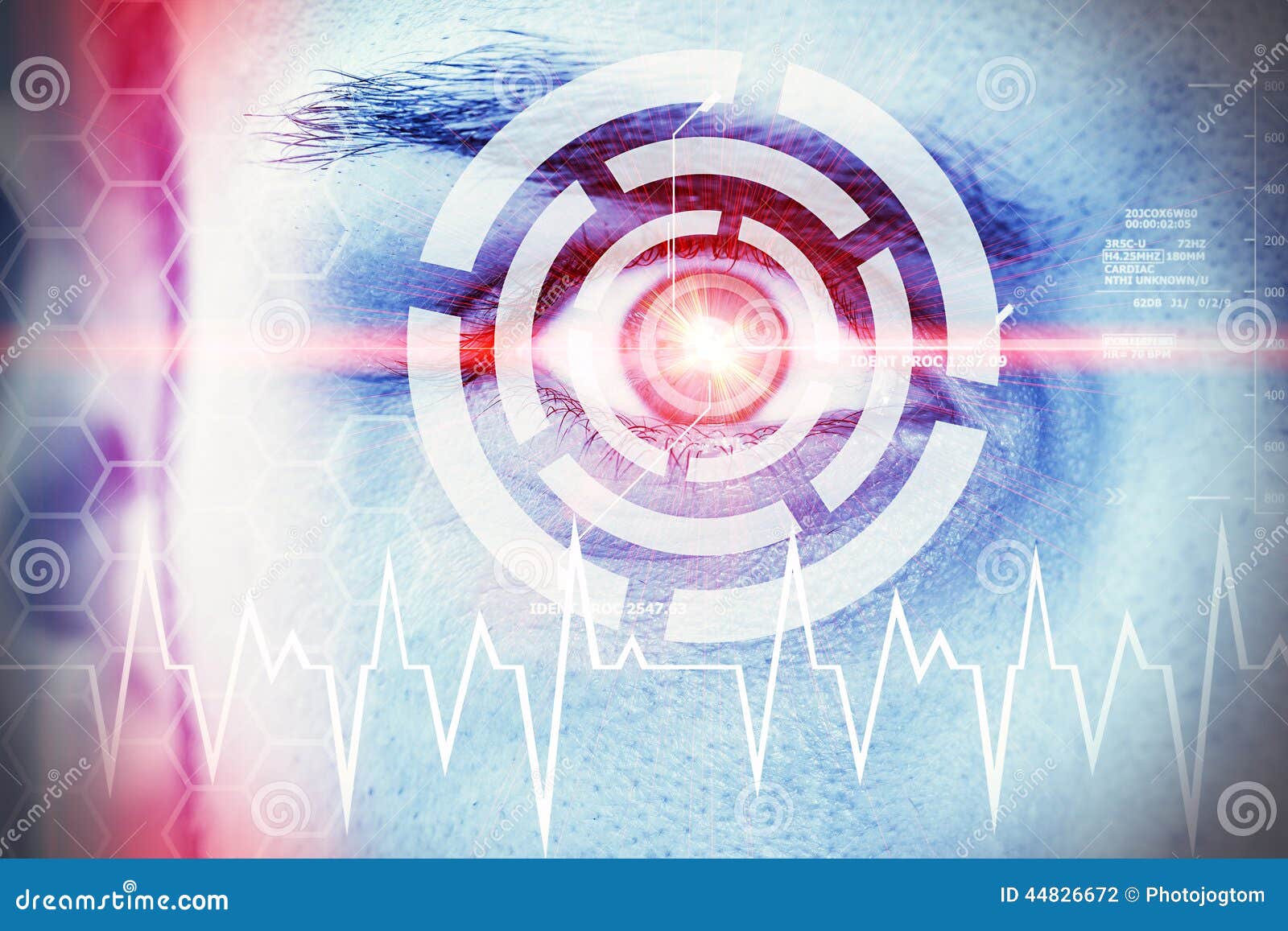 Data eye stock illustration. Illustration of internet - 44826672