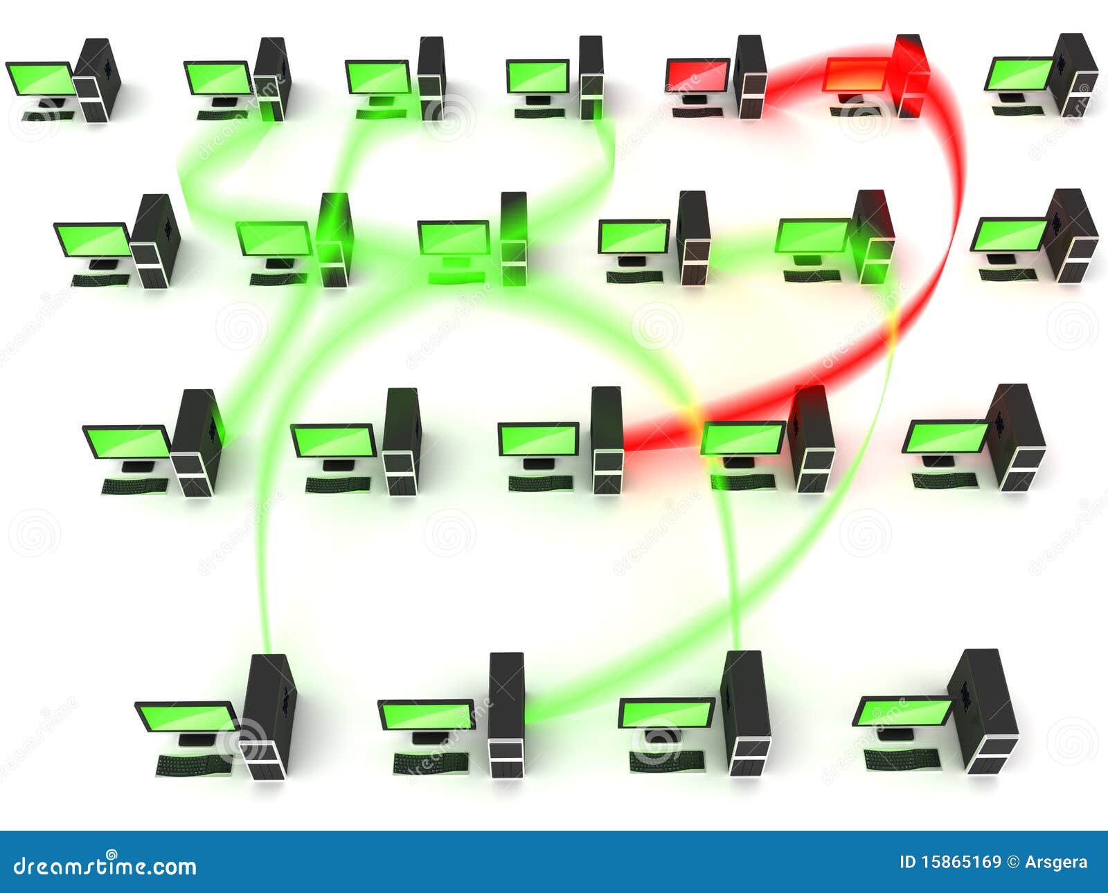 Data and Files Transfer Concept Stock Illustration - Illustration of ...