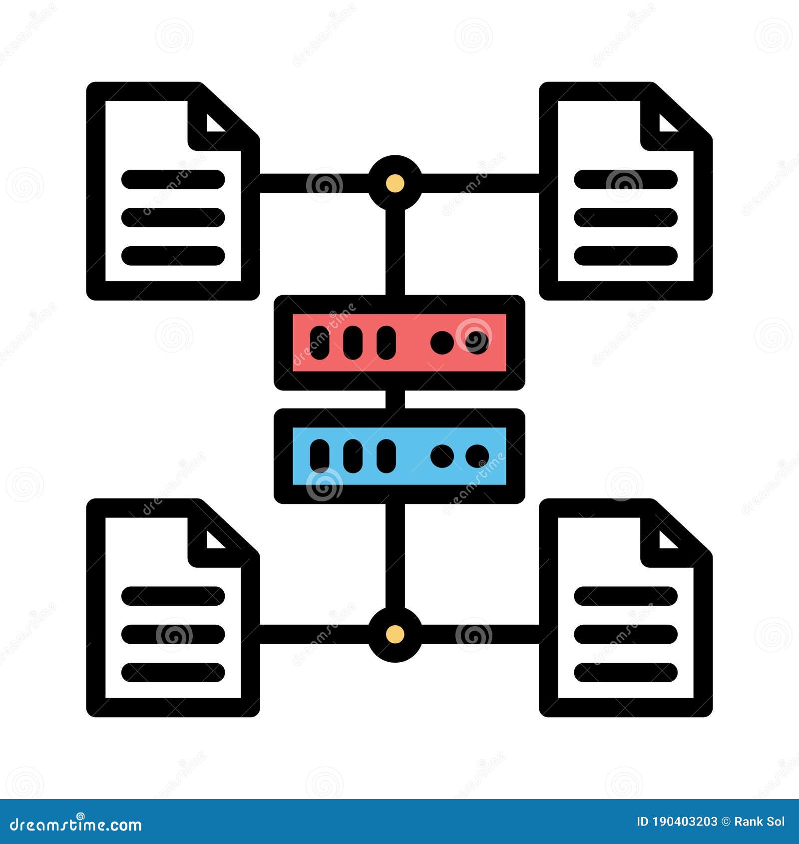 Data Fill Inside Vector Icon Which Can Easily Modify or Edit Stock ...