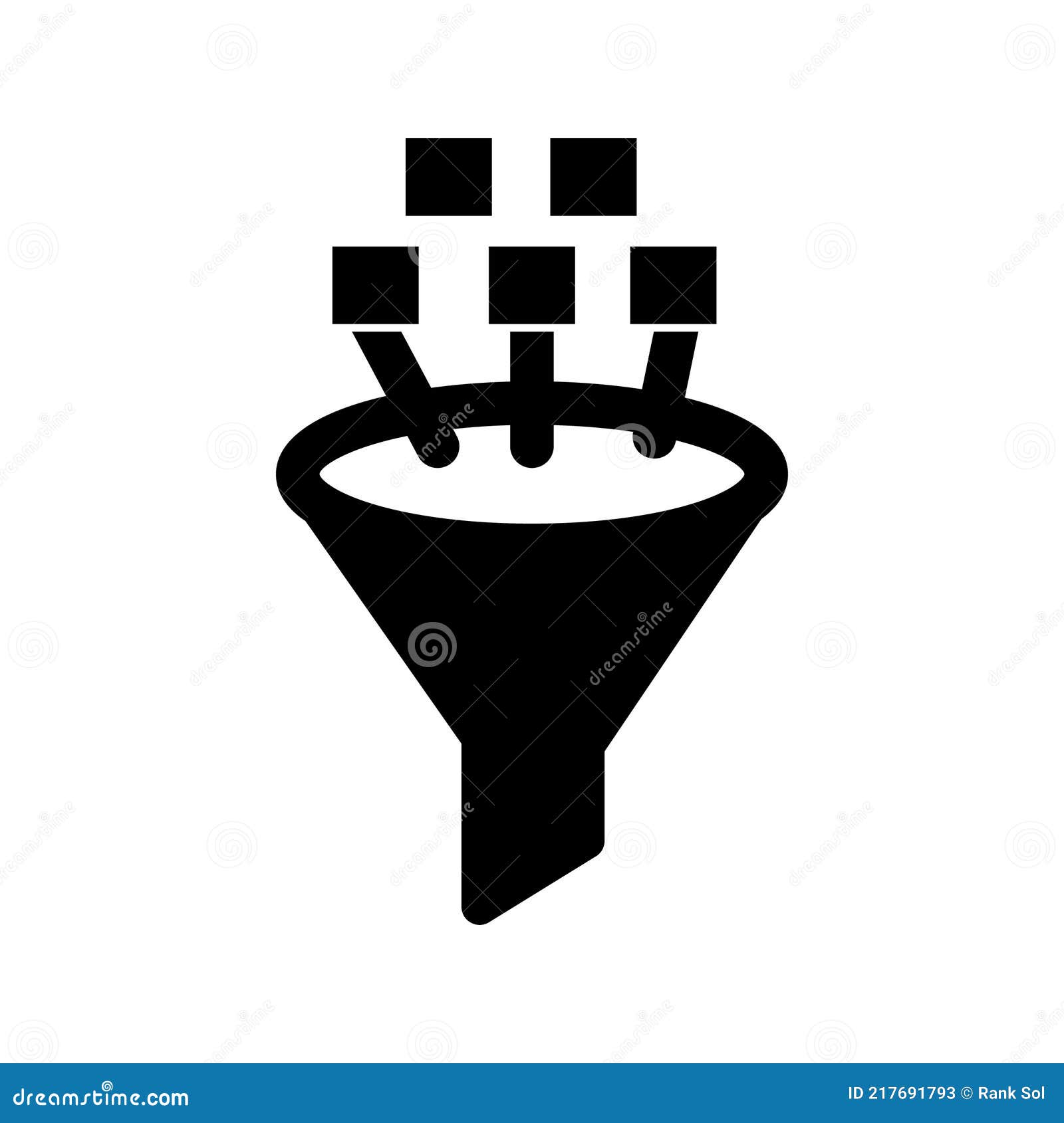 Data Filter Isolated Vector Icon Which Can Easily Modify or Edit Stock ...