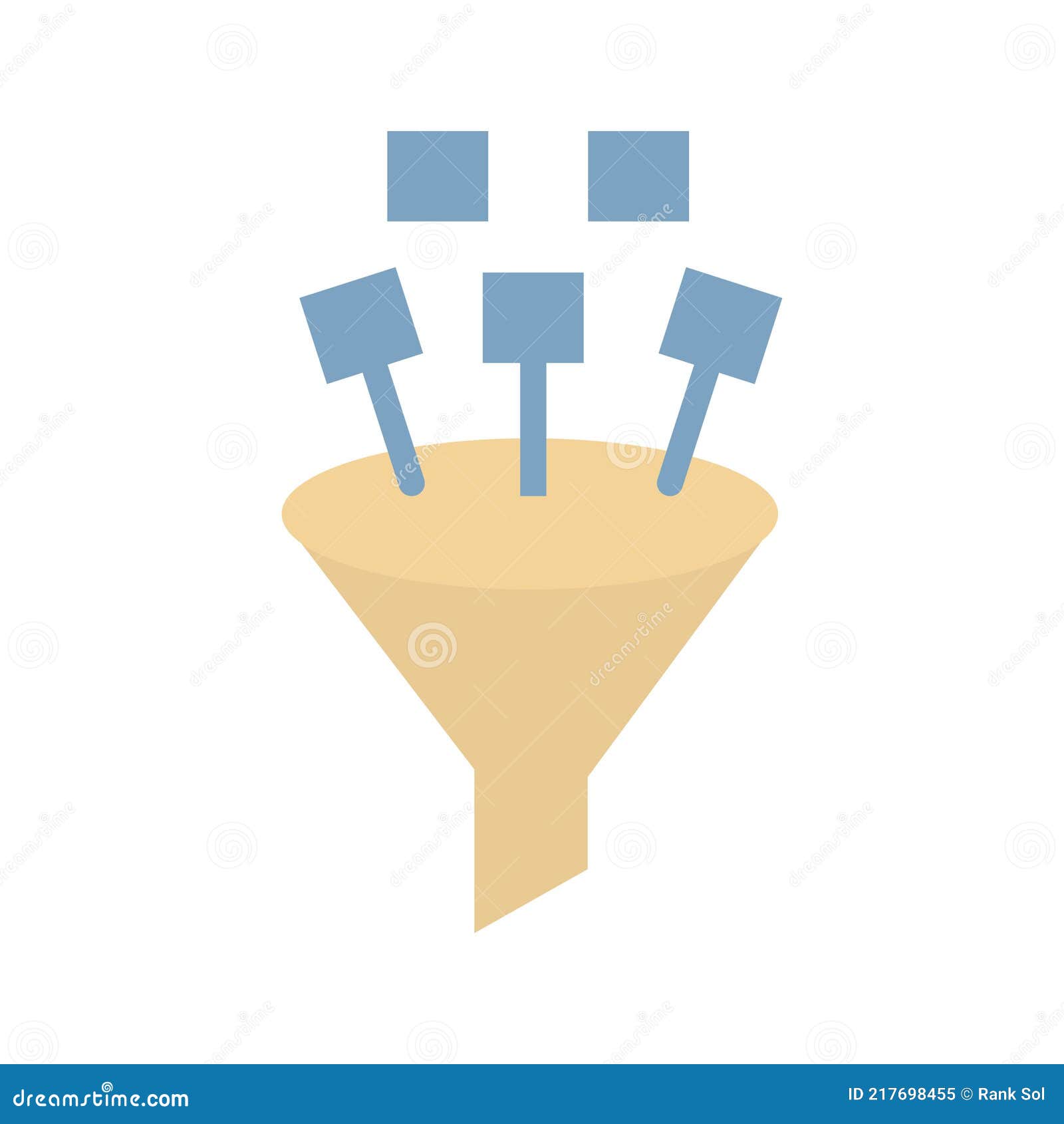 Data Filter Isolated Vector Icon Which Can Easily Modify or Edit Stock ...