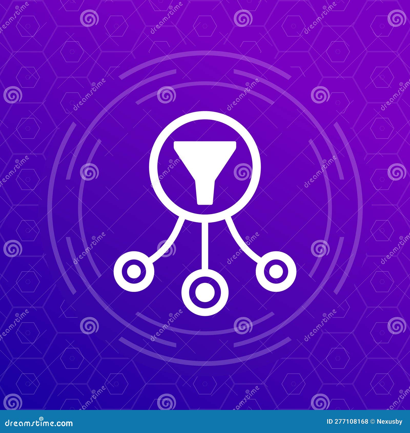 Data Filtering Icon for Web and Apps Stock Vector - Illustration of ...