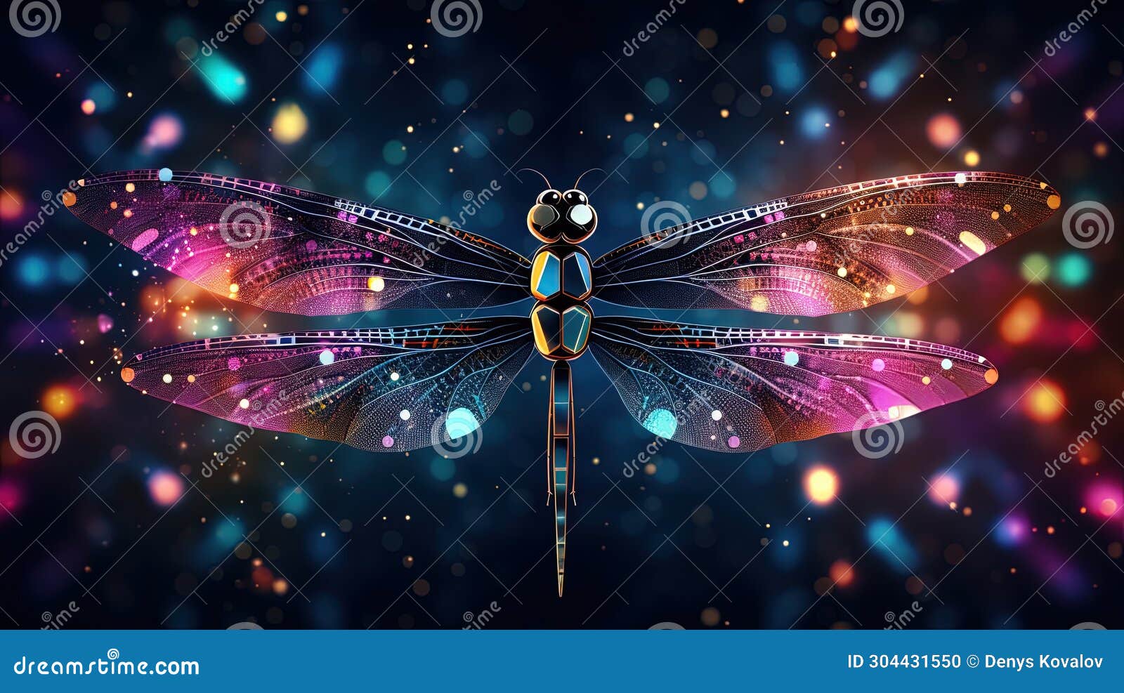Data Flow Concept with the Flight of a Digital Dragonfly. Technological ...